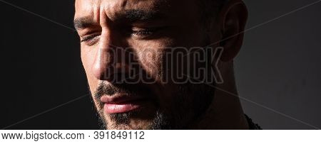 Closeup Man Crying Image & Photo (Free Trial) | Bigstock