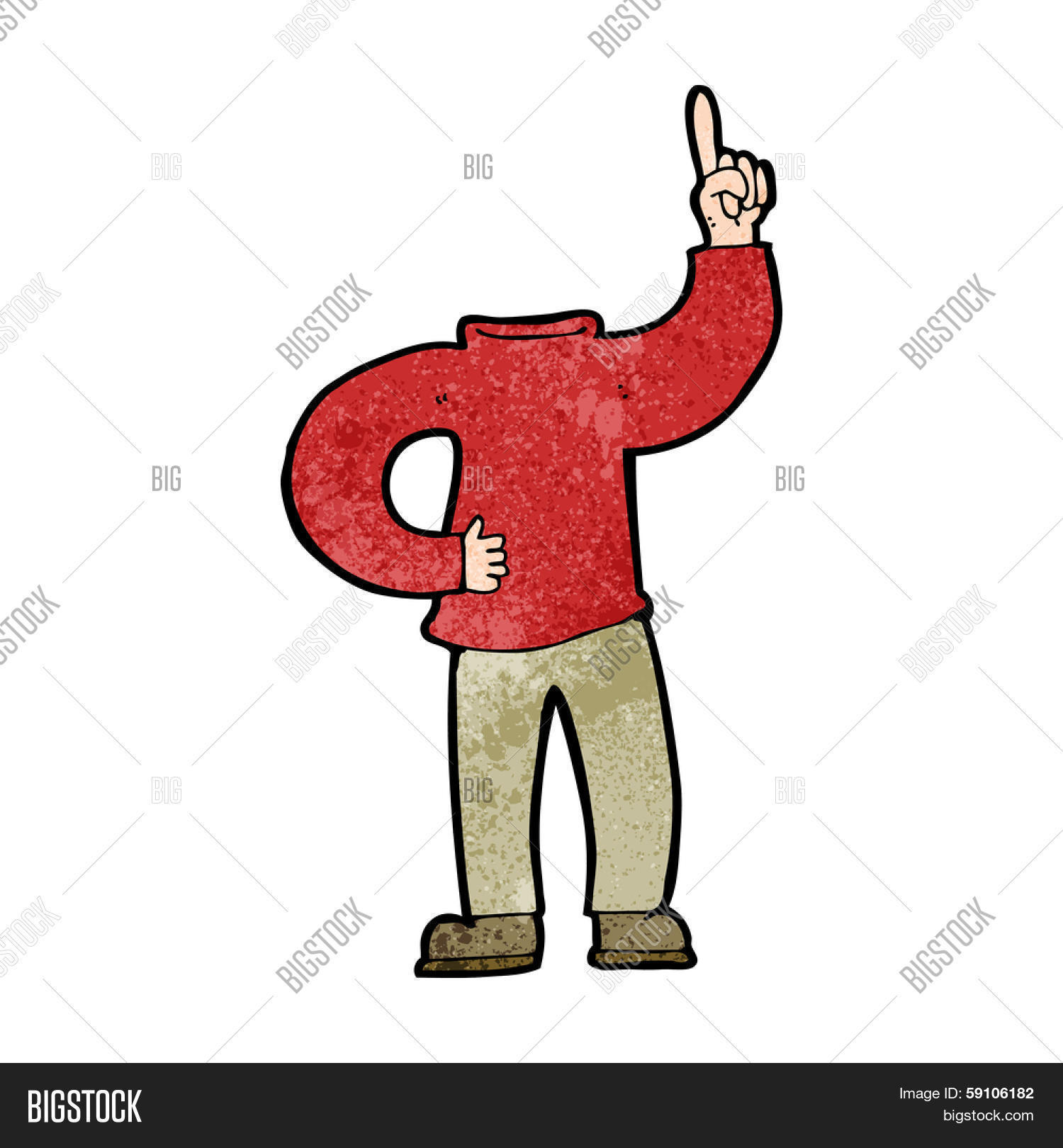 Cartoon Headless Body Vector & Photo (Free Trial) | Bigstock