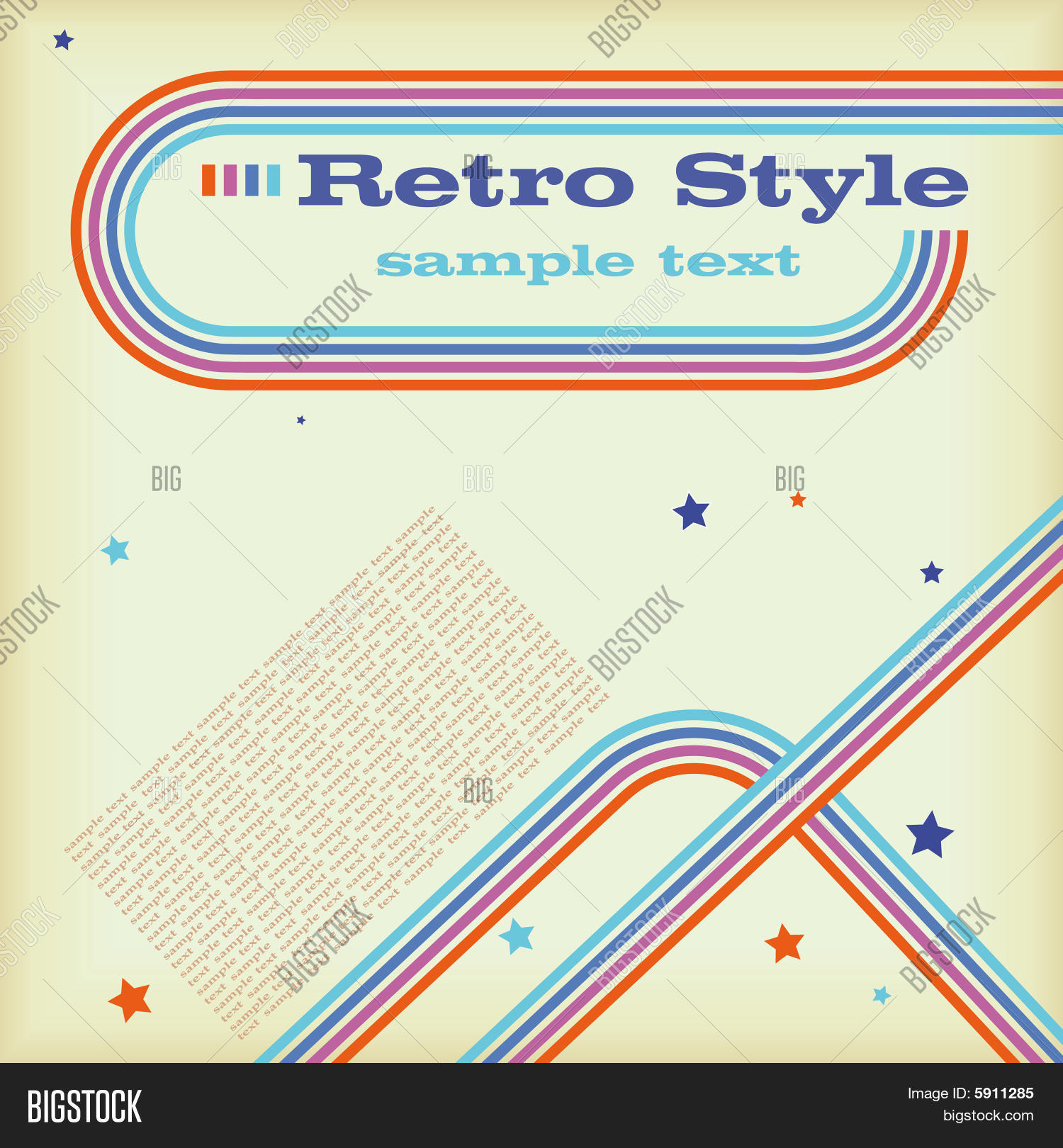 Retro Style Cover Vector & Photo (Free Trial) | Bigstock