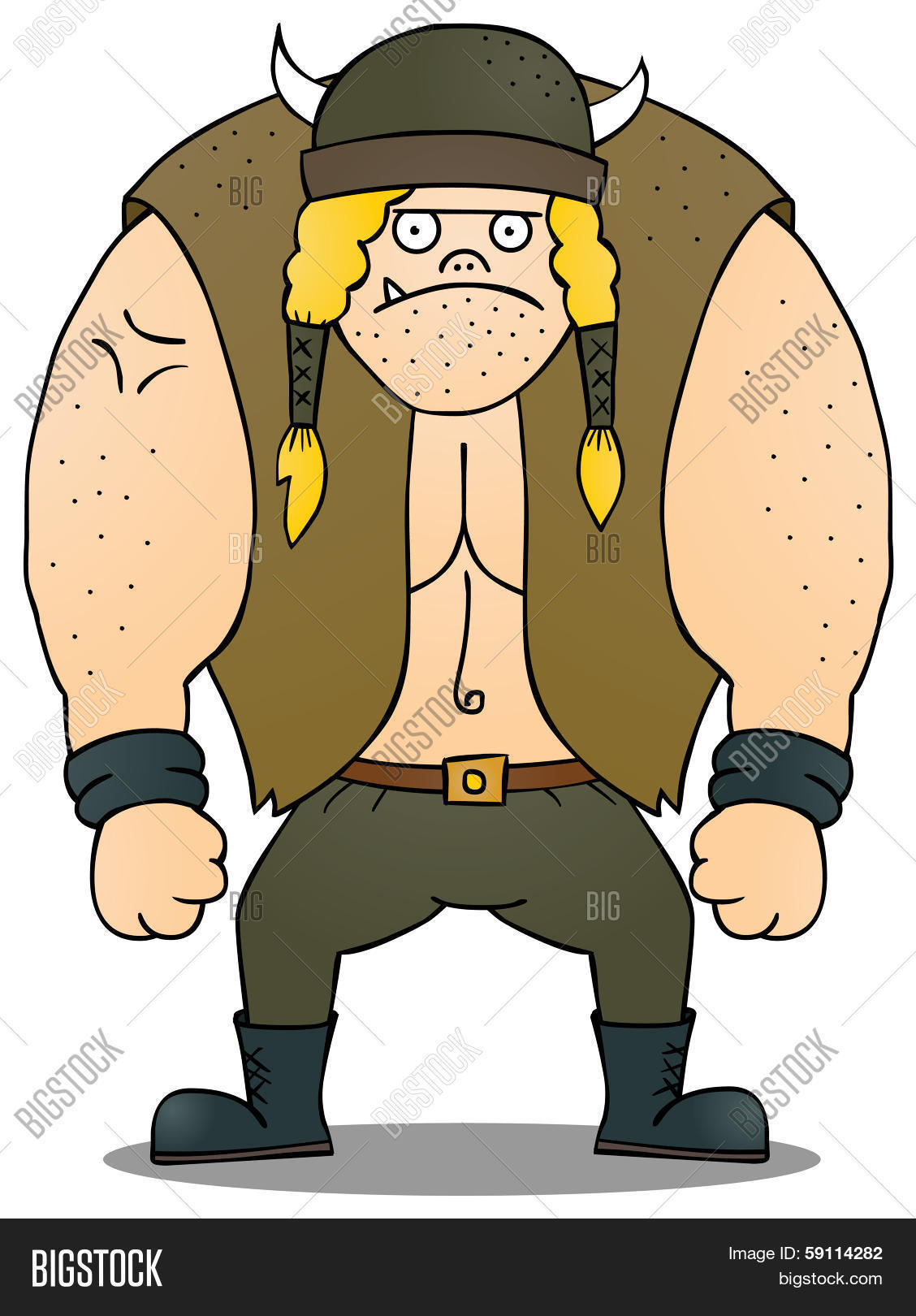 Fat Viking Vector & Photo (Free Trial) | Bigstock