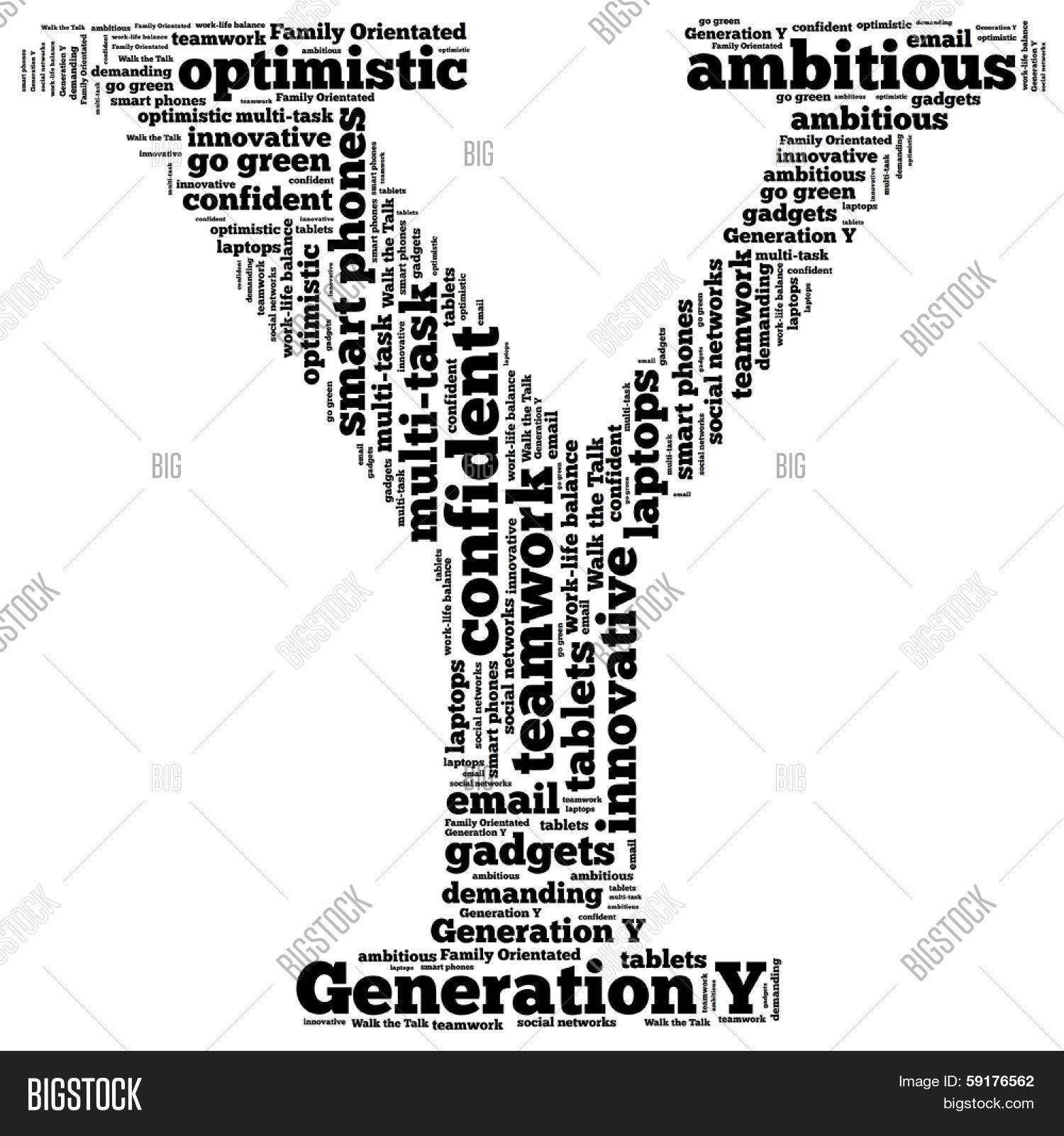 Generation Y Word Image & Photo (Free Trial) | Bigstock