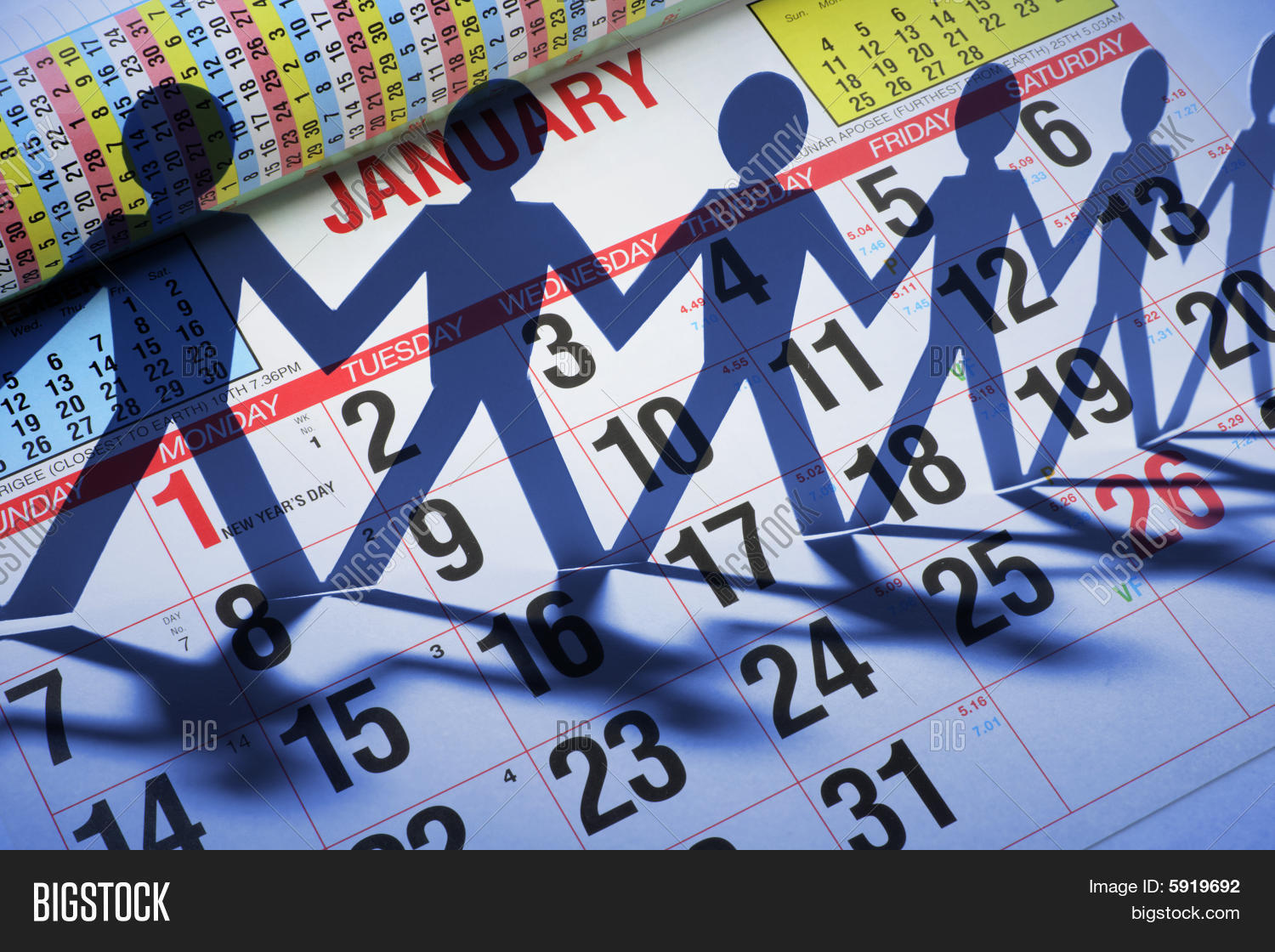 Calendar Paper Cutout Image & Photo (Free Trial) | Bigstock