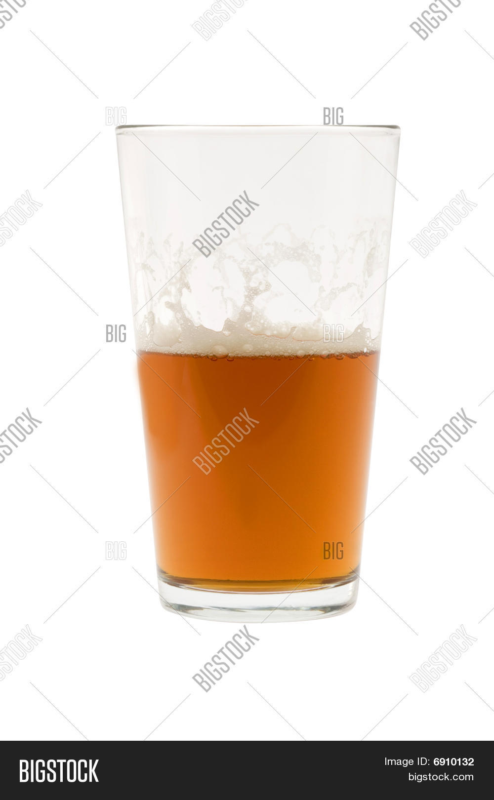 Half Glass Beer, Ale Image & Photo (Free Trial) | Bigstock