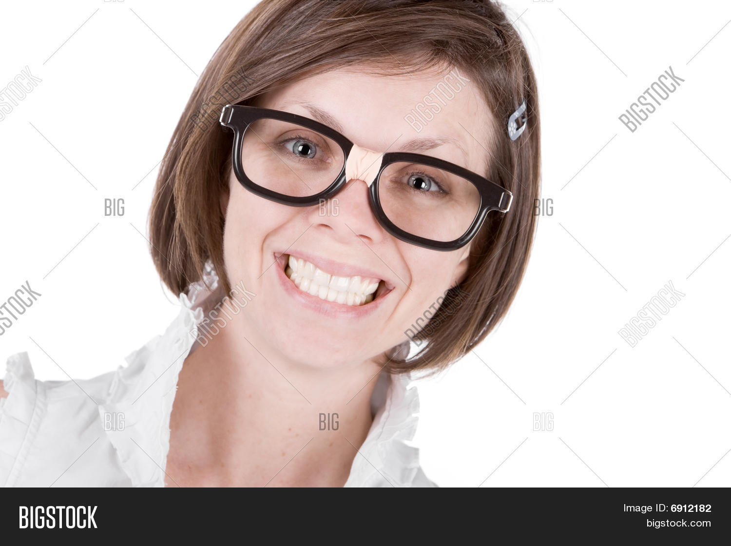 Cute Geeky Female Big Image & Photo (Free Trial) | Bigstock