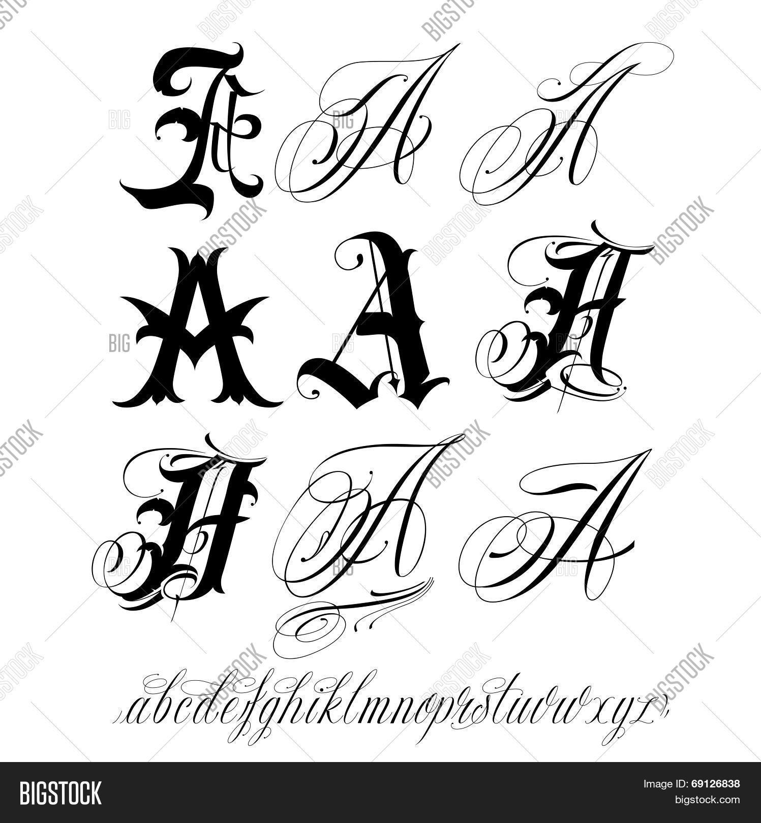 Capital Letter Set Vector & Photo (Free Trial) | Bigstock