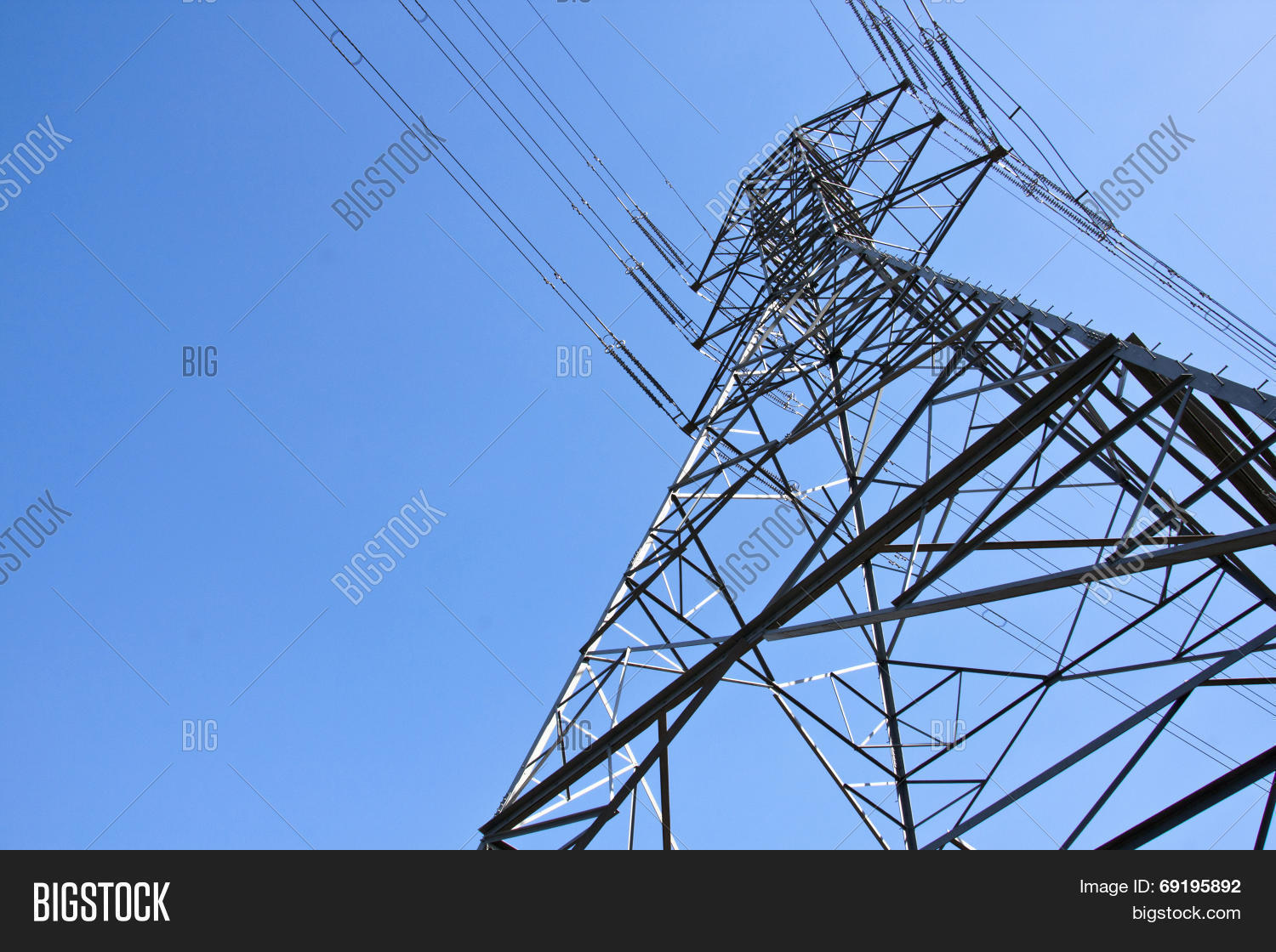 Towering Steel Pylon Image & Photo (Free Trial) | Bigstock