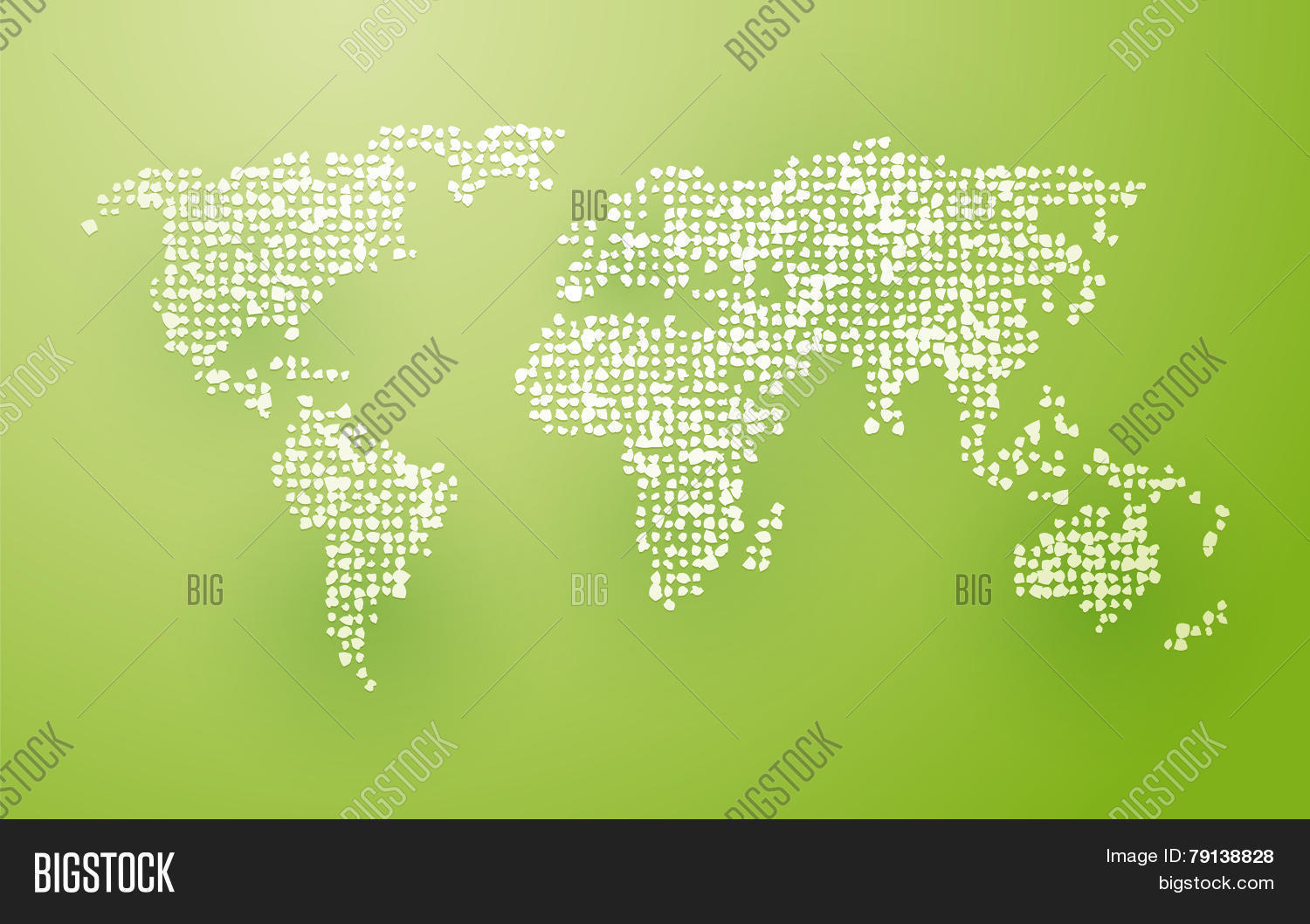 World Map Composition Vector & Photo (Free Trial) | Bigstock