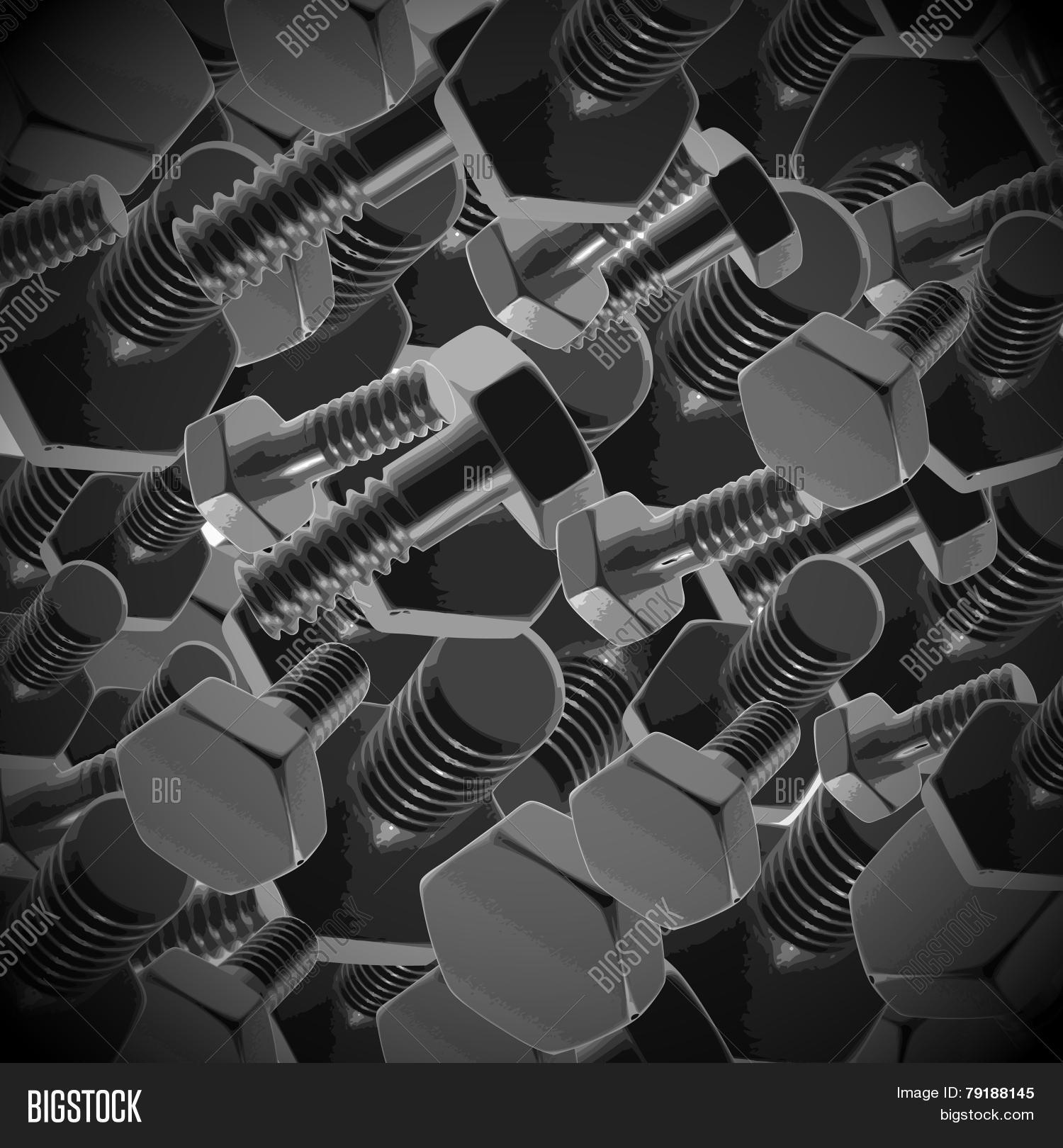 Background Nuts Bolts Vector & Photo (Free Trial) | Bigstock