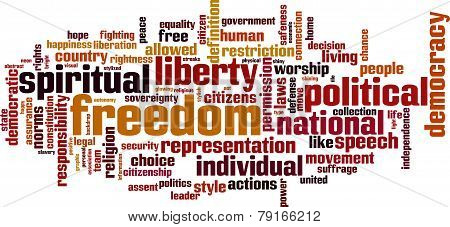 Freedom Word Cloud Vector & Photo (Free Trial) | Bigstock