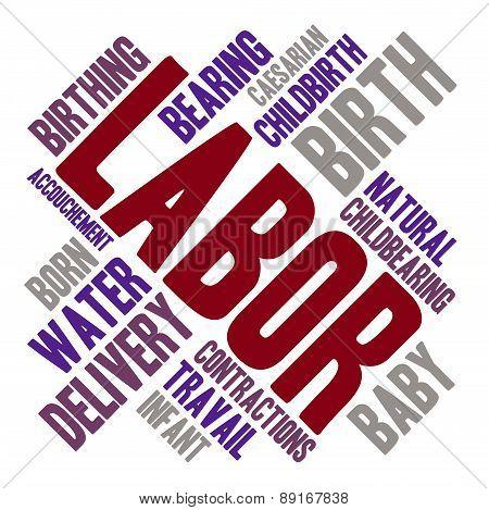 Labor Birth Word Cloud Image & Photo (Free Trial) | Bigstock