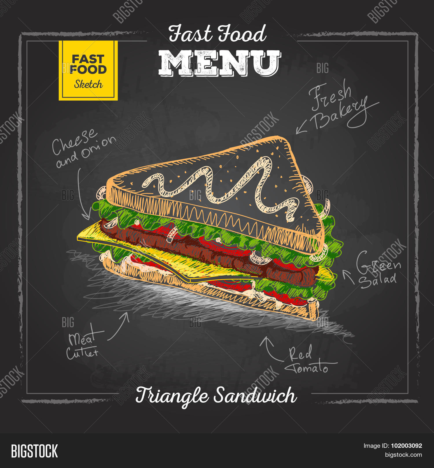 Vintage Chalk Drawing Vector & Photo (Free Trial) | Bigstock