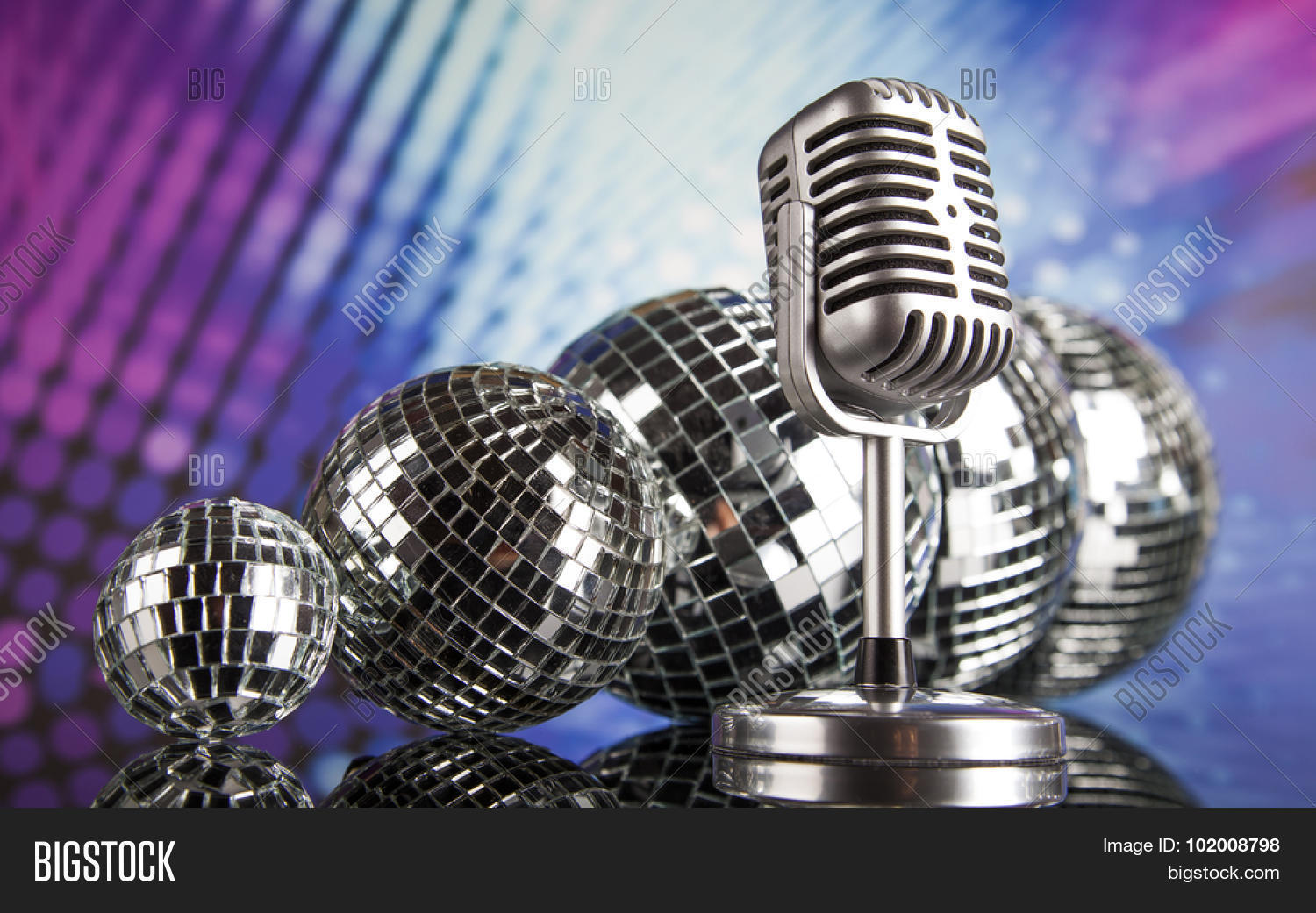 Retro Microphone Music Image & Photo (Free Trial) | Bigstock
