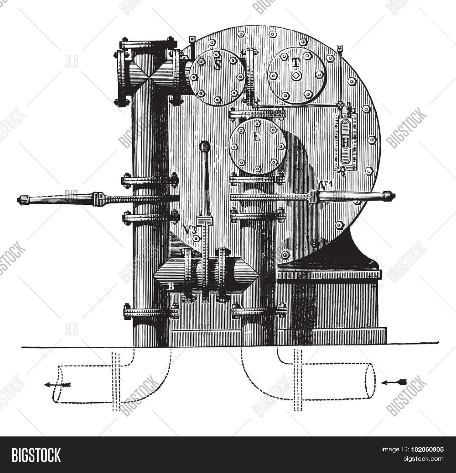 Meter Factory Seen Vector & Photo (Free Trial) | Bigstock