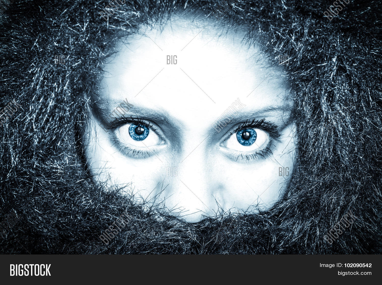 Frozen Woman Looking Image & Photo (Free Trial) | Bigstock