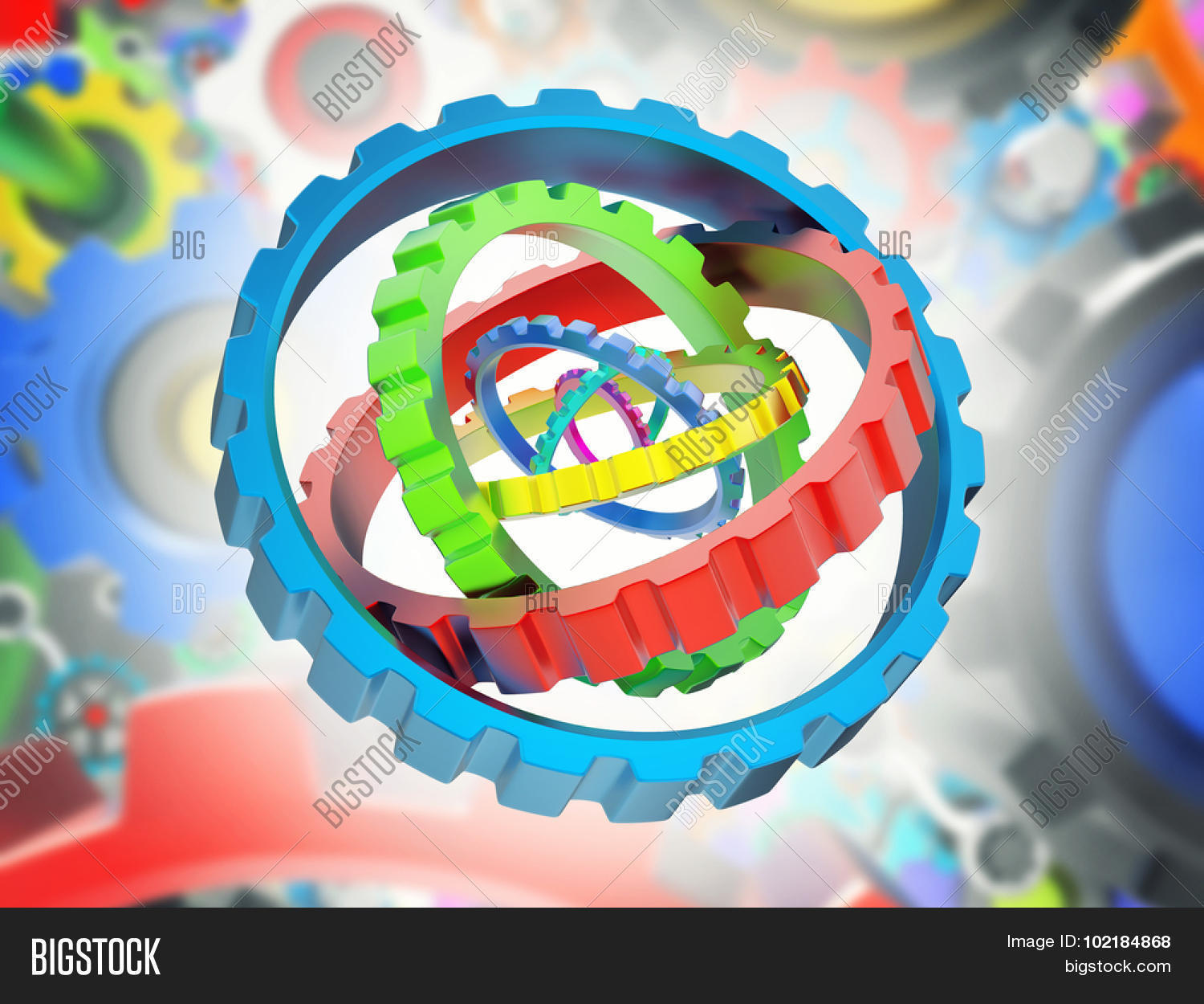 3D Gears Image & Photo (Free Trial) | Bigstock