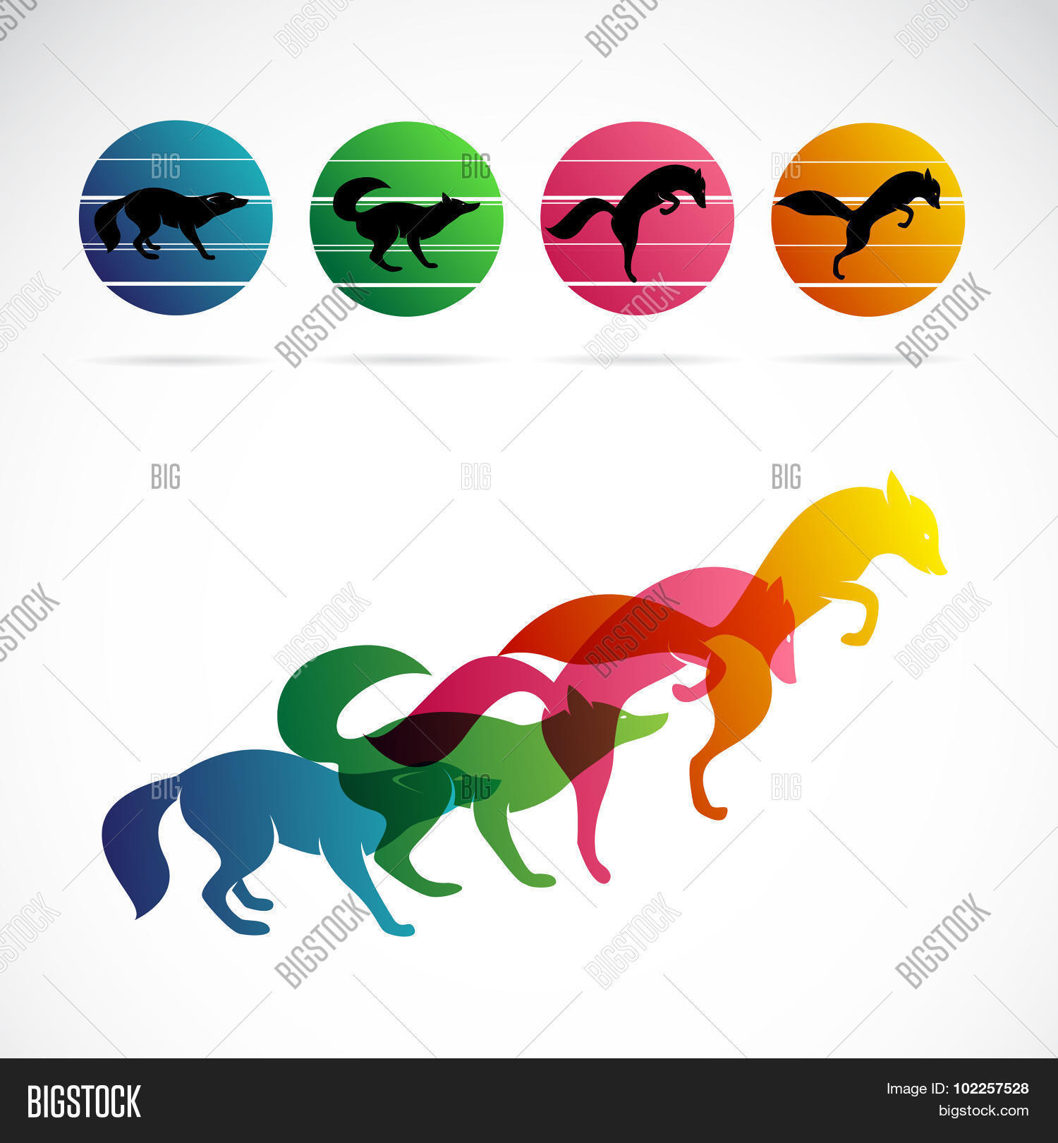 Vector Image Fox Vector & Photo (Free Trial) | Bigstock