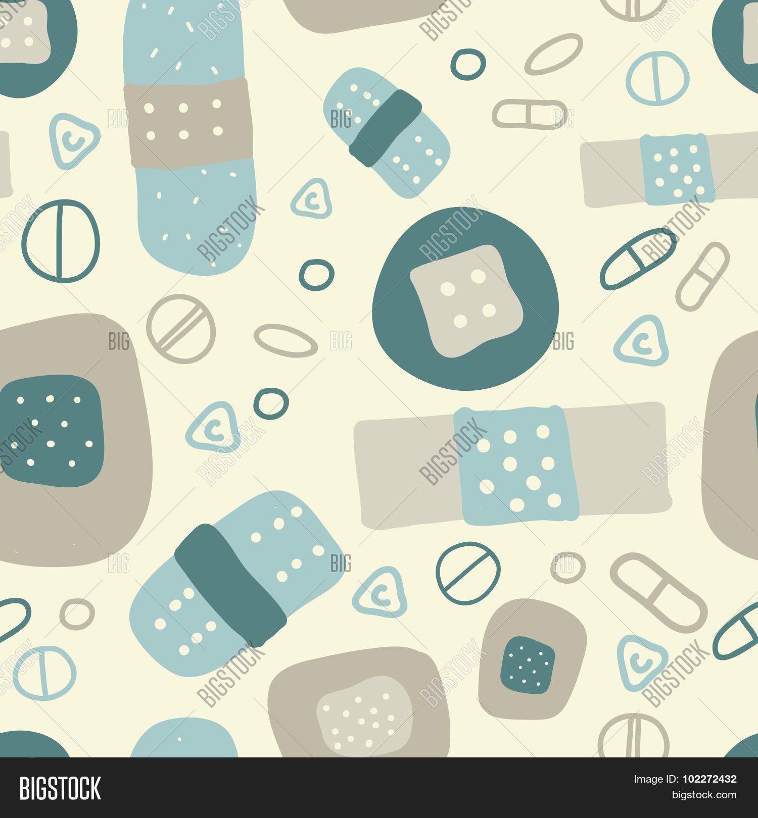 Cartoon Medical Patch Vector & Photo (Free Trial) | Bigstock