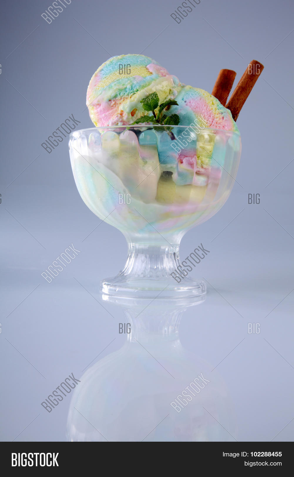 Rainbow Ice Cream Image & Photo (Free Trial) | Bigstock