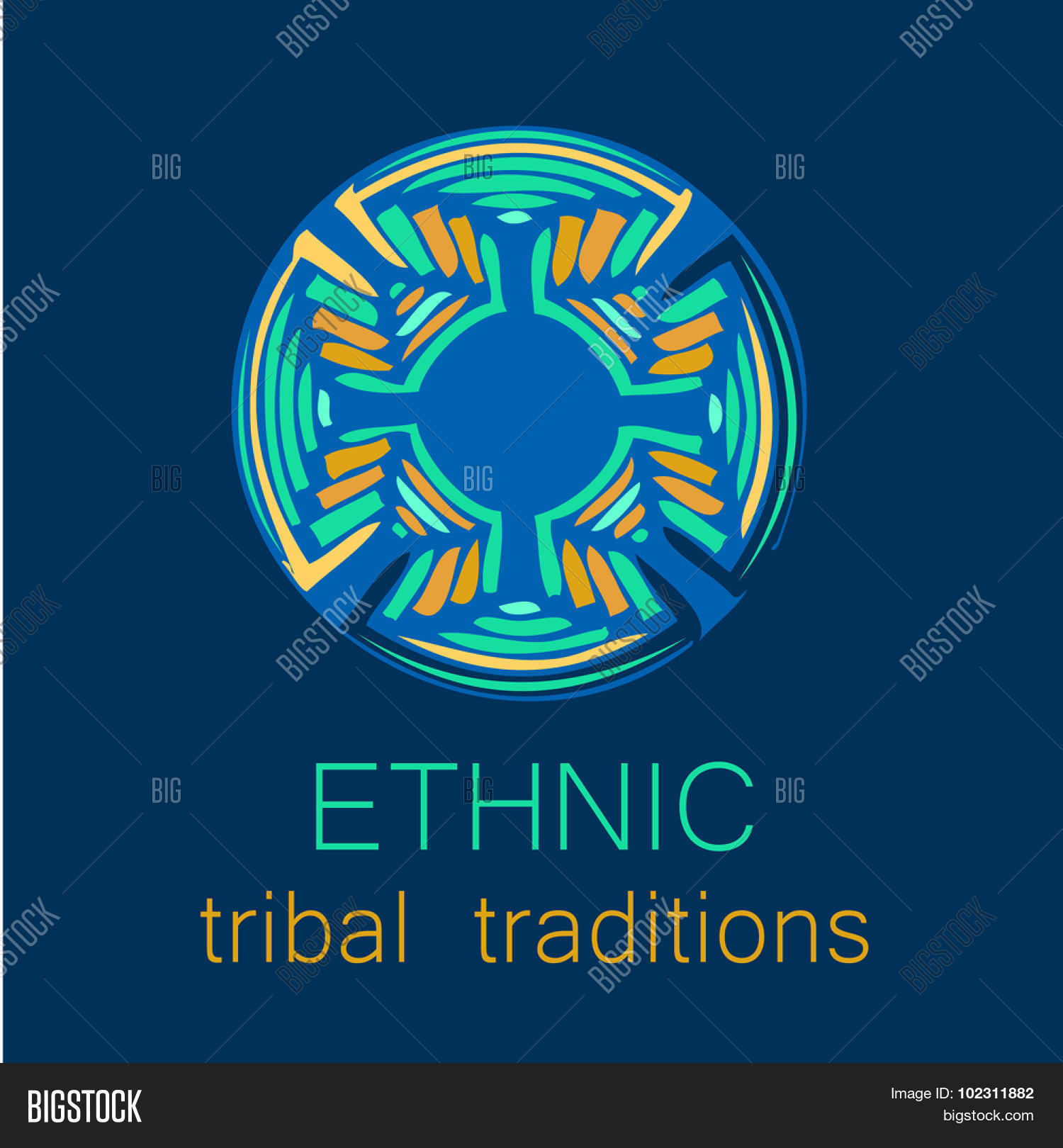 Ethnic Logo - Vector & Photo (Free Trial) | Bigstock