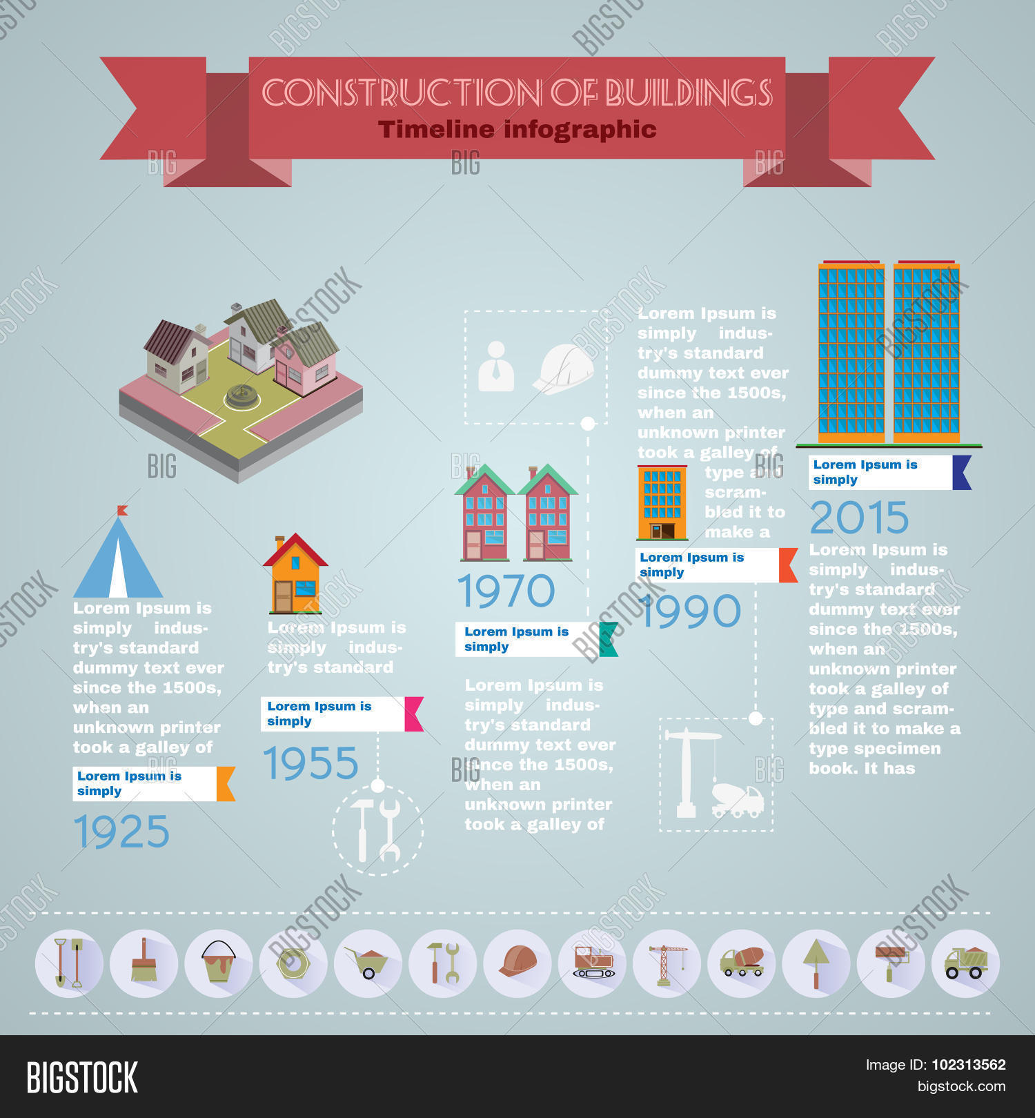 Building Infographic Vector & Photo (Free Trial) | Bigstock