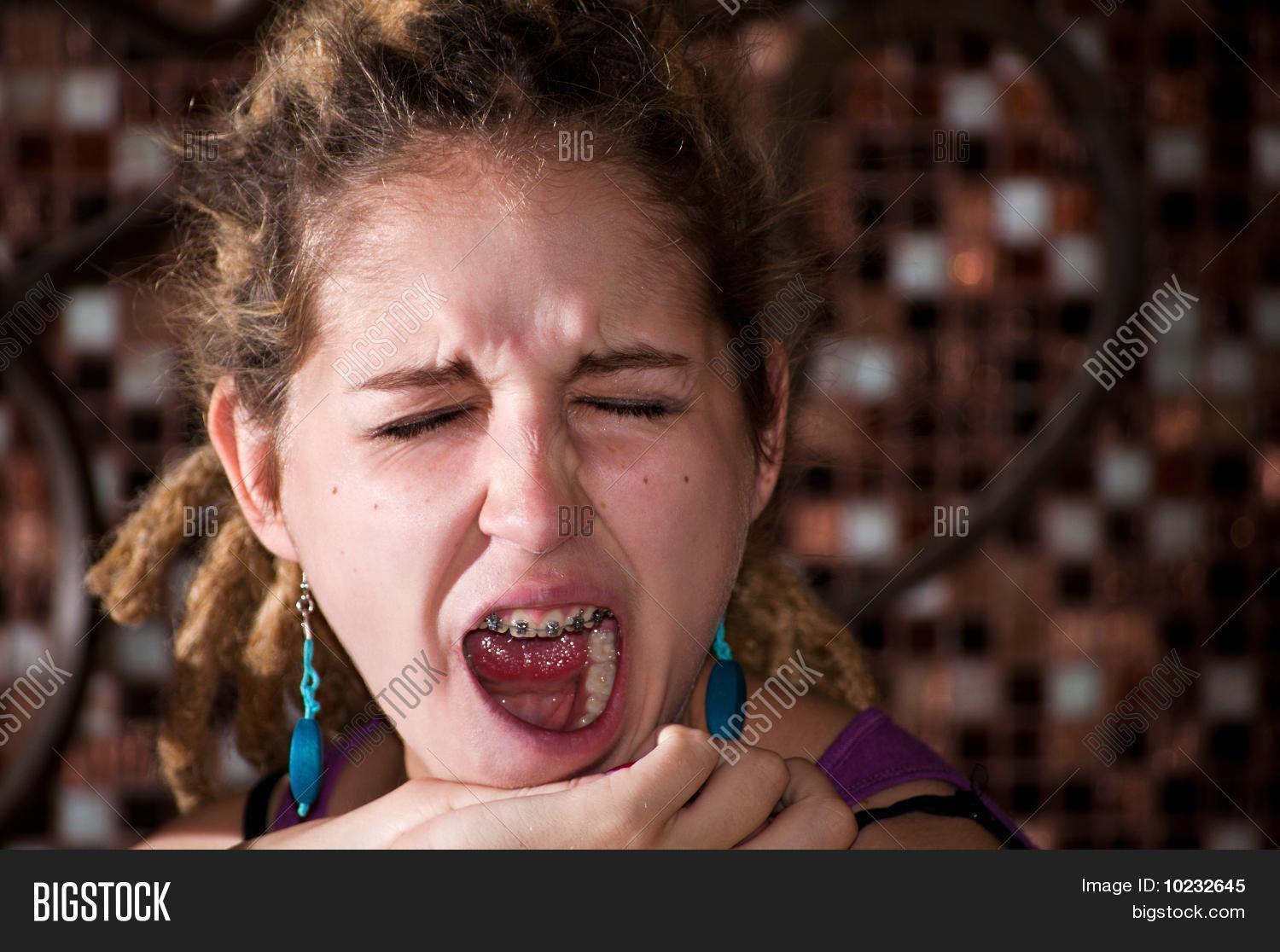 Girl Yawning Image & Photo (Free Trial) | Bigstock