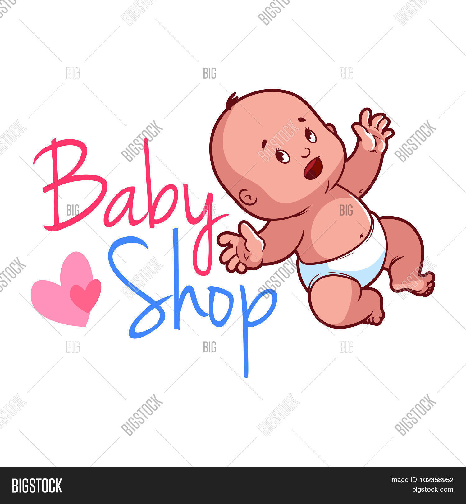 Baby Shop Logo. Cute Vector & Photo (Free Trial) | Bigstock