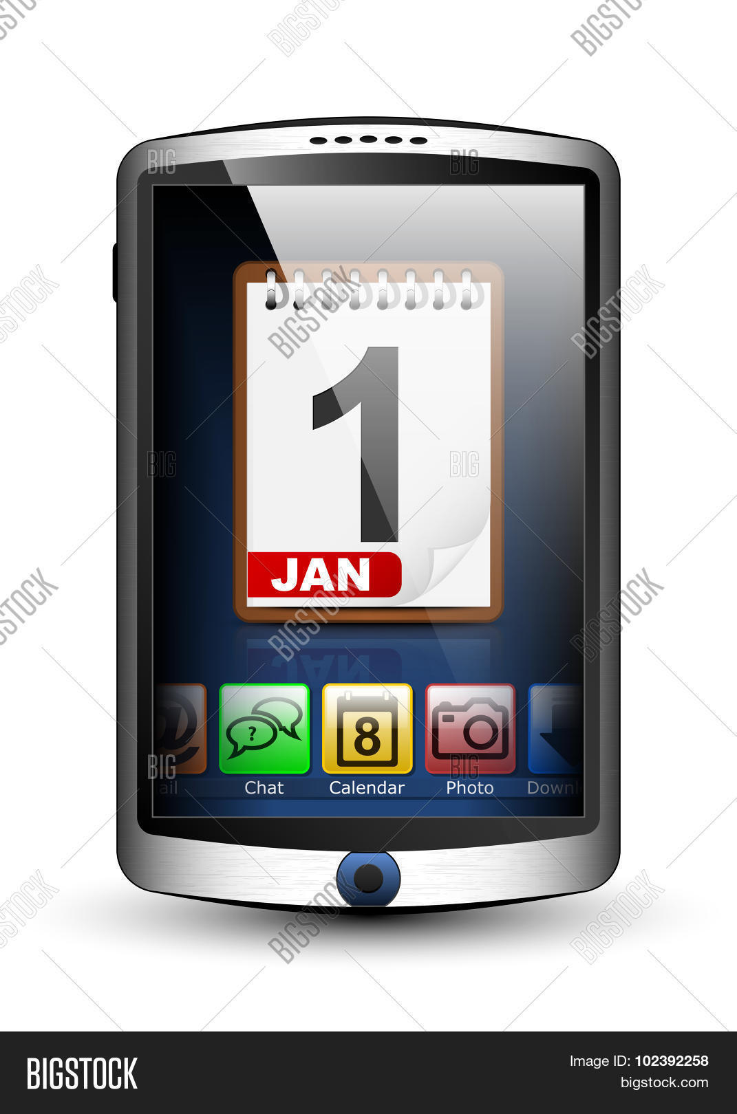 Smartphone Menu Vector & Photo (Free Trial) | Bigstock