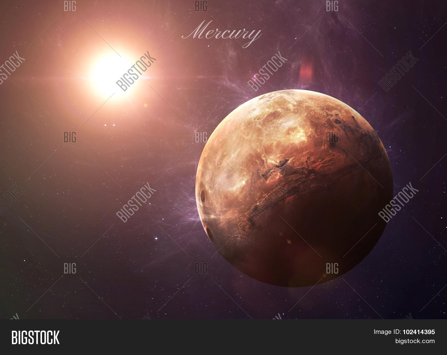 Mercury Space Showing Image & Photo (Free Trial) | Bigstock