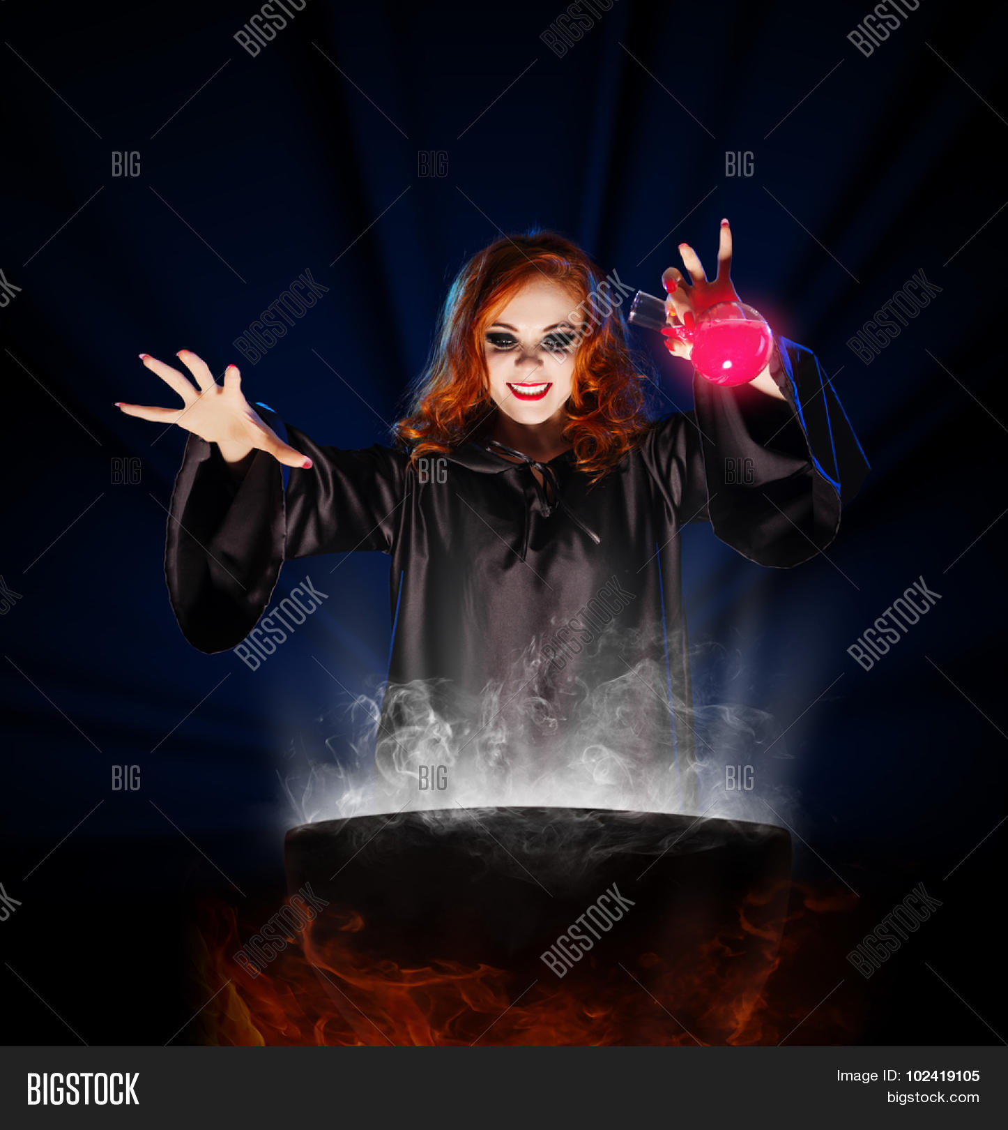 Young Witch Potion Image & Photo (Free Trial) | Bigstock