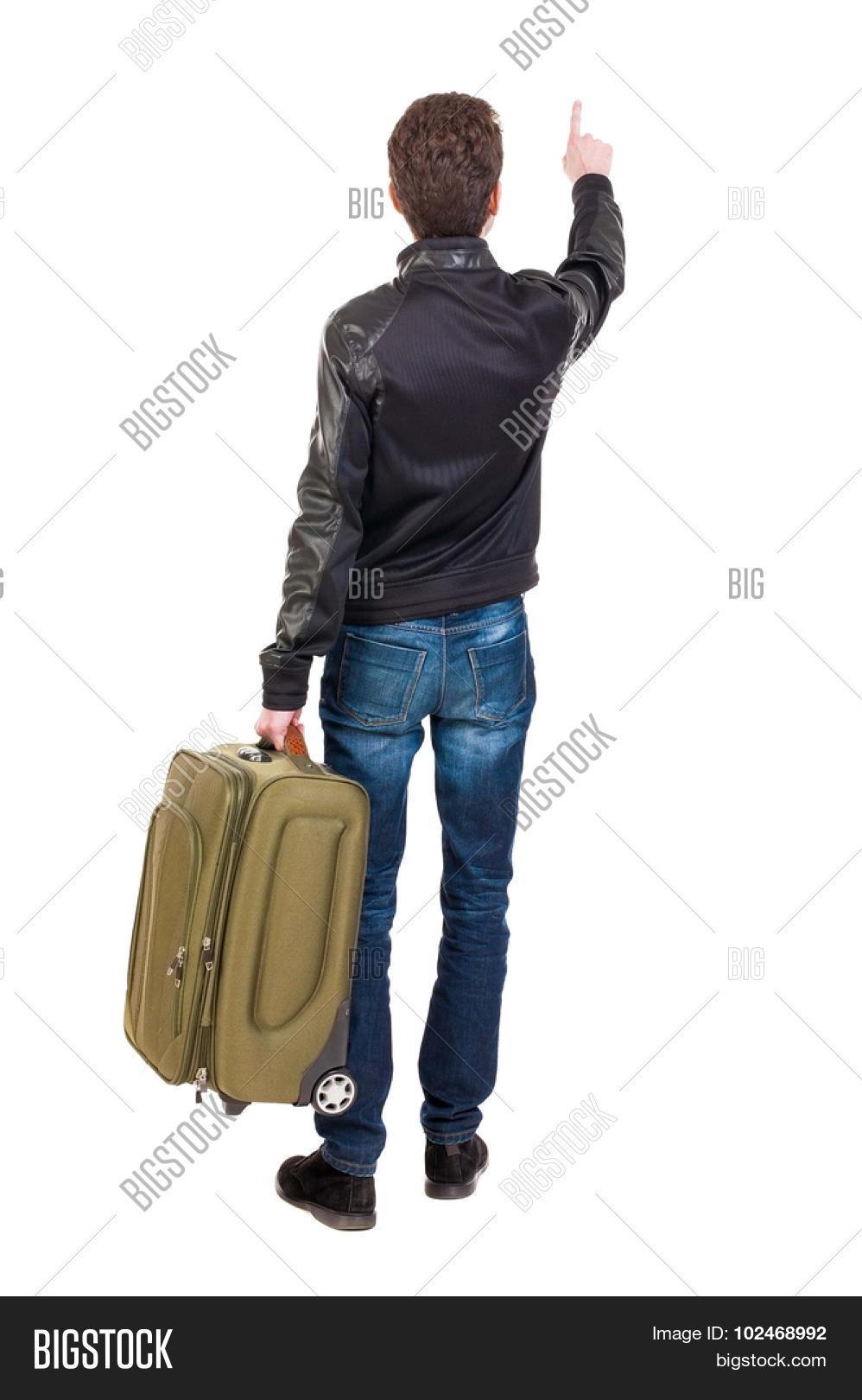 Back View Pointing Man Image & Photo (Free Trial) | Bigstock