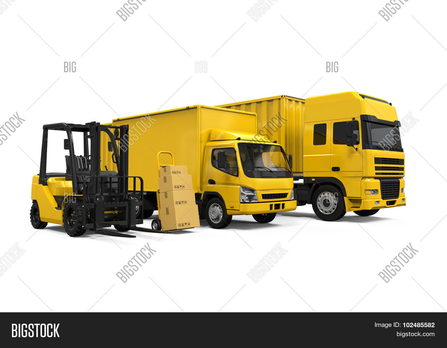 Yellow Freight Image & Photo (Free Trial) | Bigstock