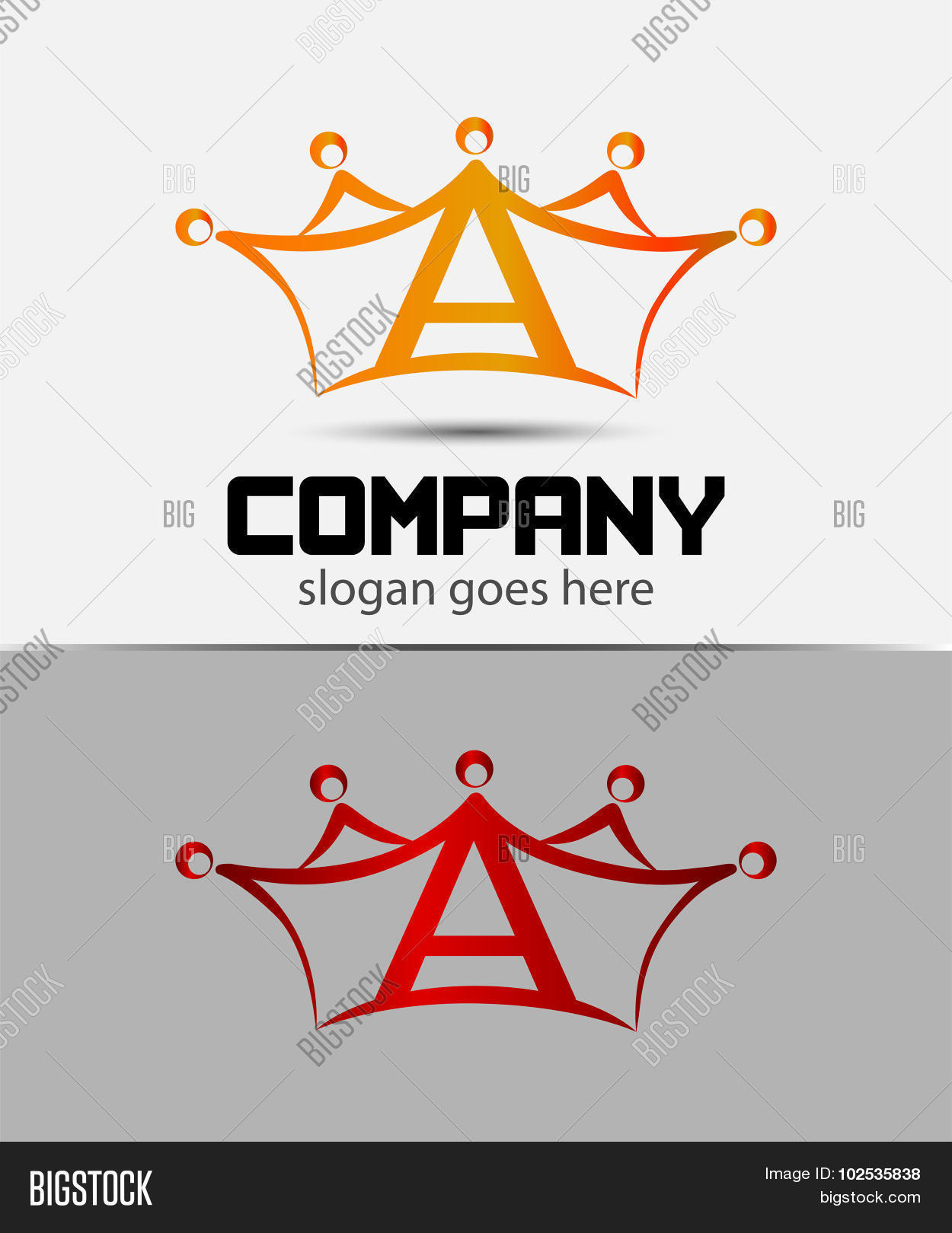 Letter Logo Crown Vector & Photo (Free Trial) | Bigstock