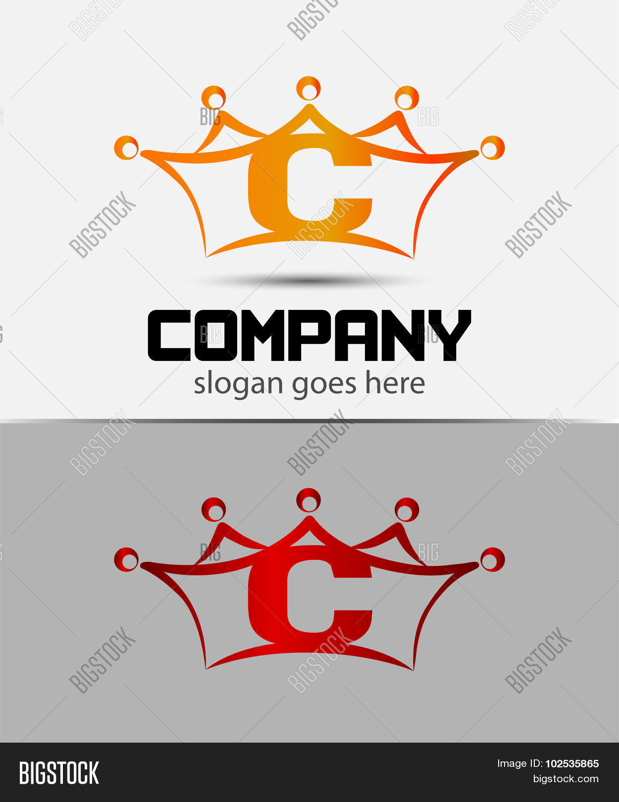 Letter C Logo Crown Vector & Photo (Free Trial) | Bigstock
