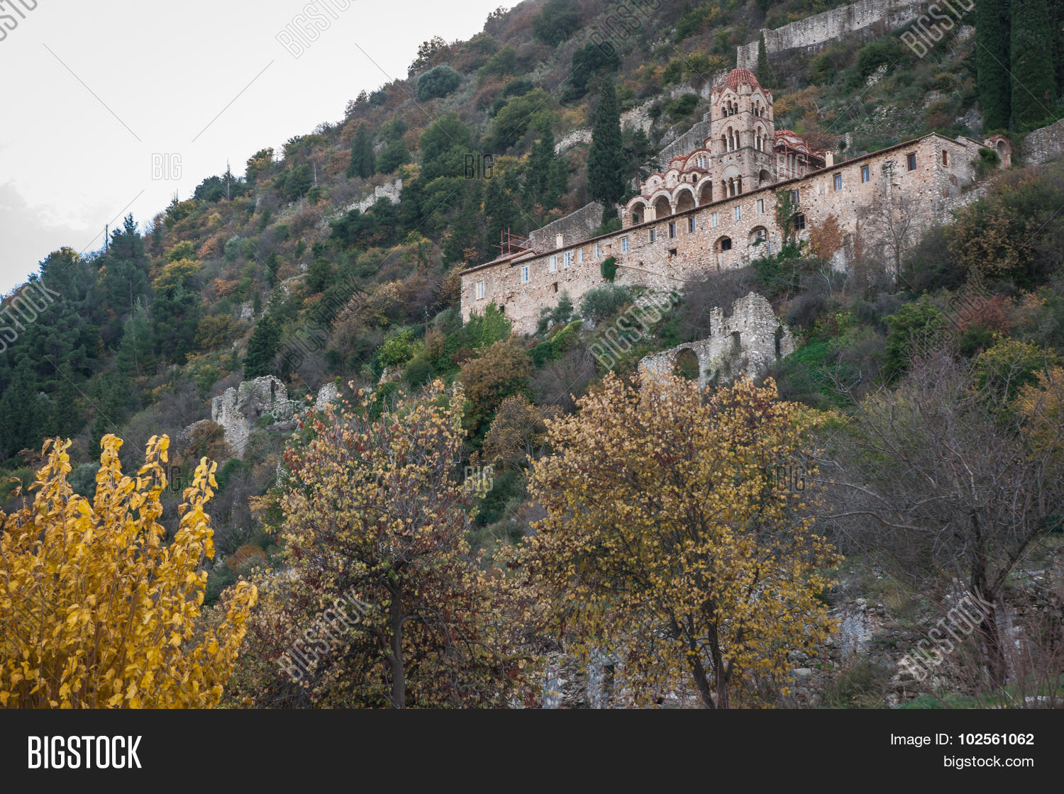 Ruins Byzantine Castle Image & Photo (Free Trial) | Bigstock
