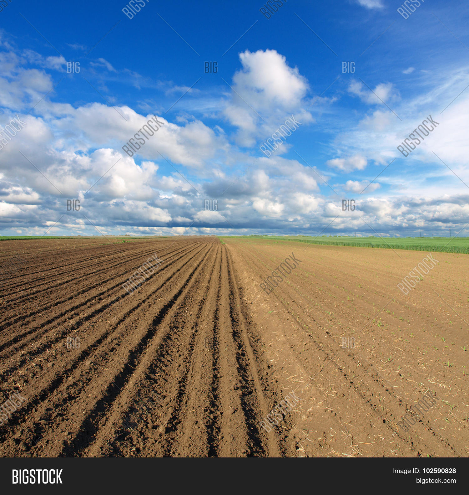 Ploughed Field Image & Photo (Free Trial) | Bigstock