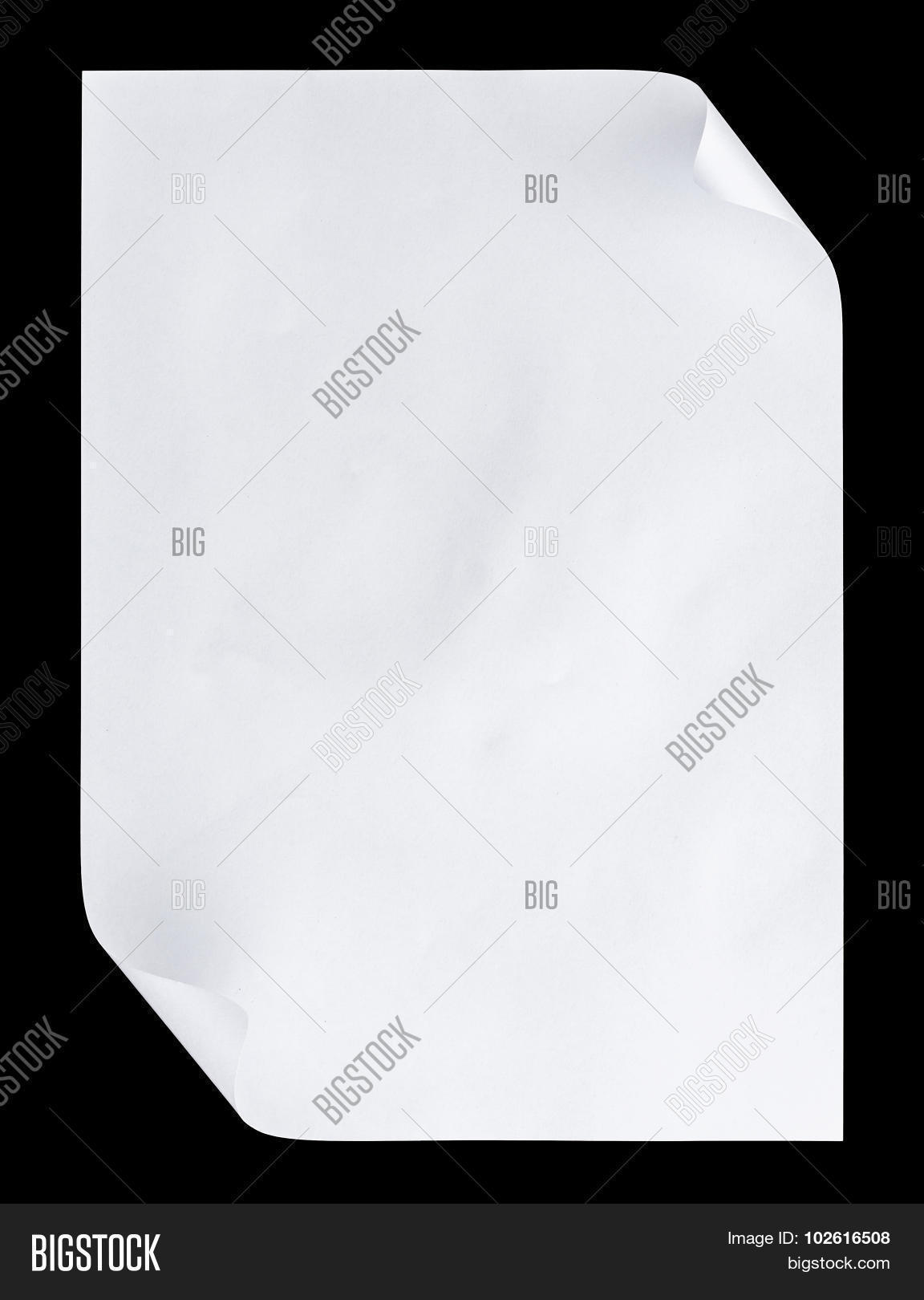 White Empty A4 Paper Image & Photo (Free Trial) | Bigstock