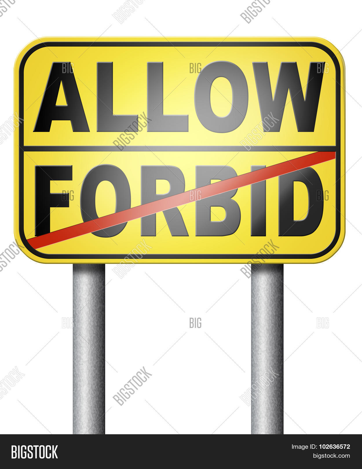 Allow Forbid Image & Photo (Free Trial) | Bigstock
