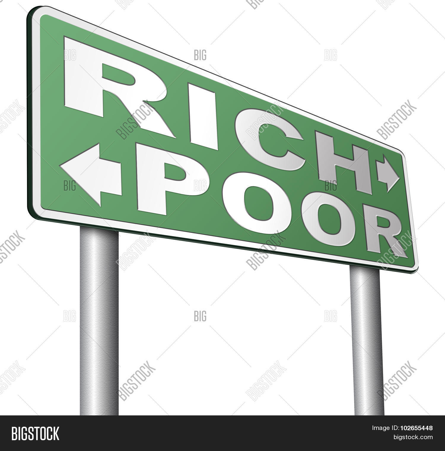 Rich Poor Image & Photo (Free Trial) | Bigstock