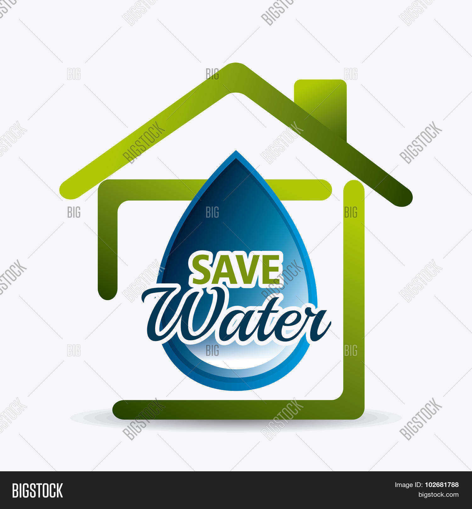 Save Water Design Vector & Photo (Free Trial) | Bigstock