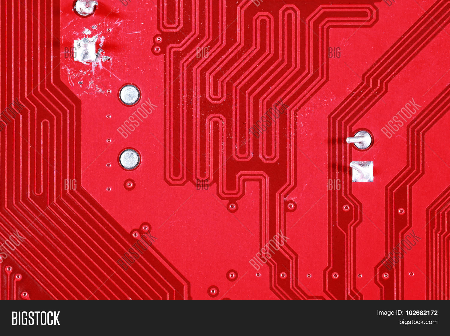 Red Circuit Board Image & Photo (Free Trial) | Bigstock