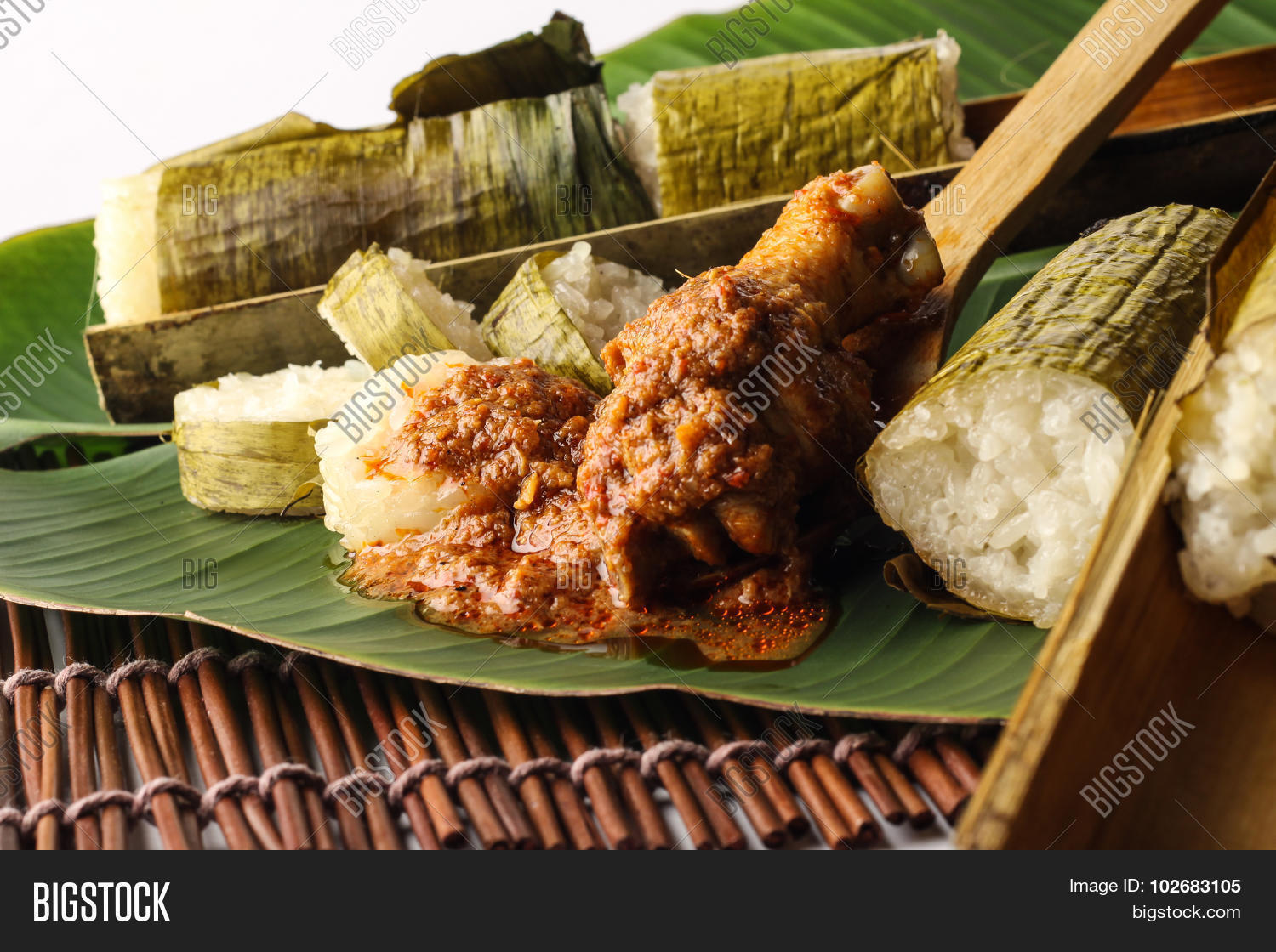 Lemang Chicken Rendang Image & Photo (Free Trial) | Bigstock