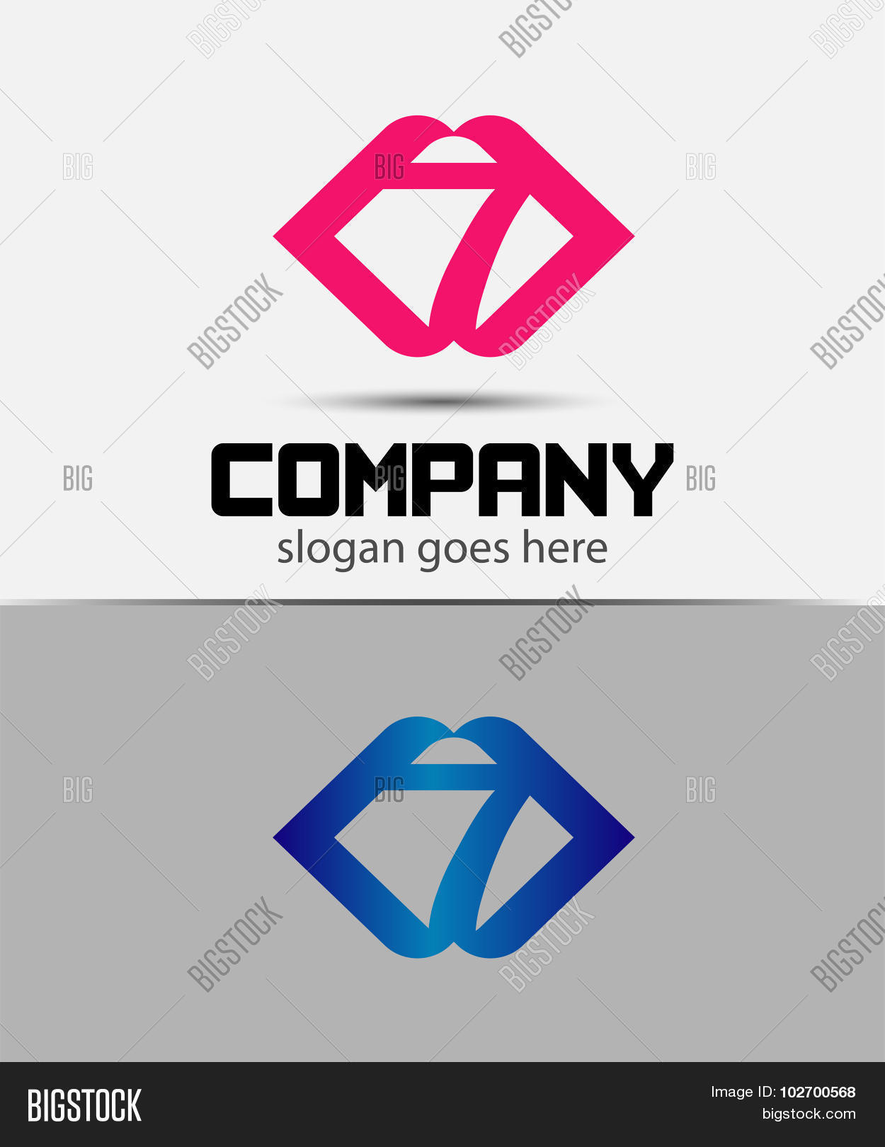 Number 7 Logo. Vector Vector & Photo (Free Trial) | Bigstock