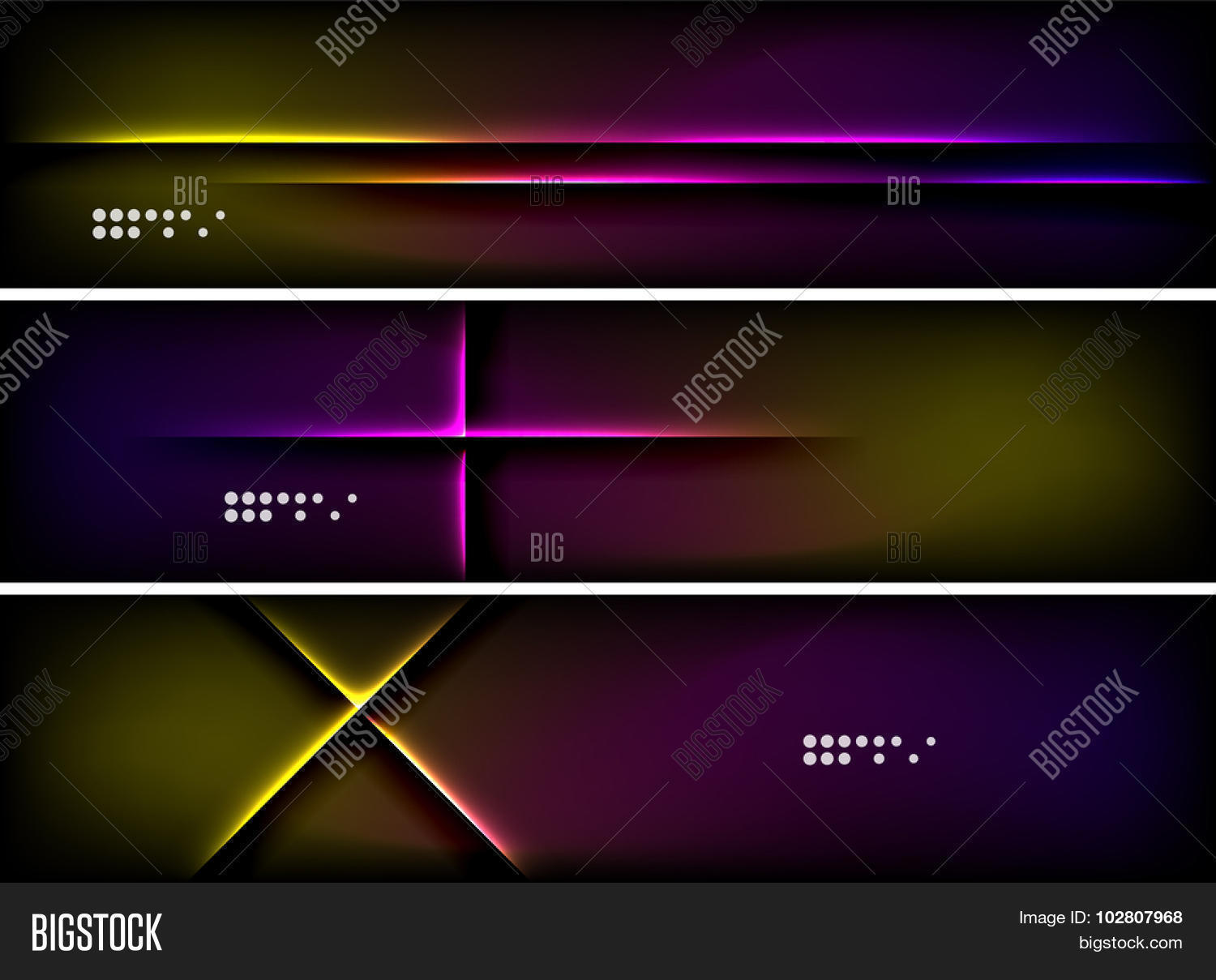 Set Banner, Header Vector & Photo (Free Trial) | Bigstock