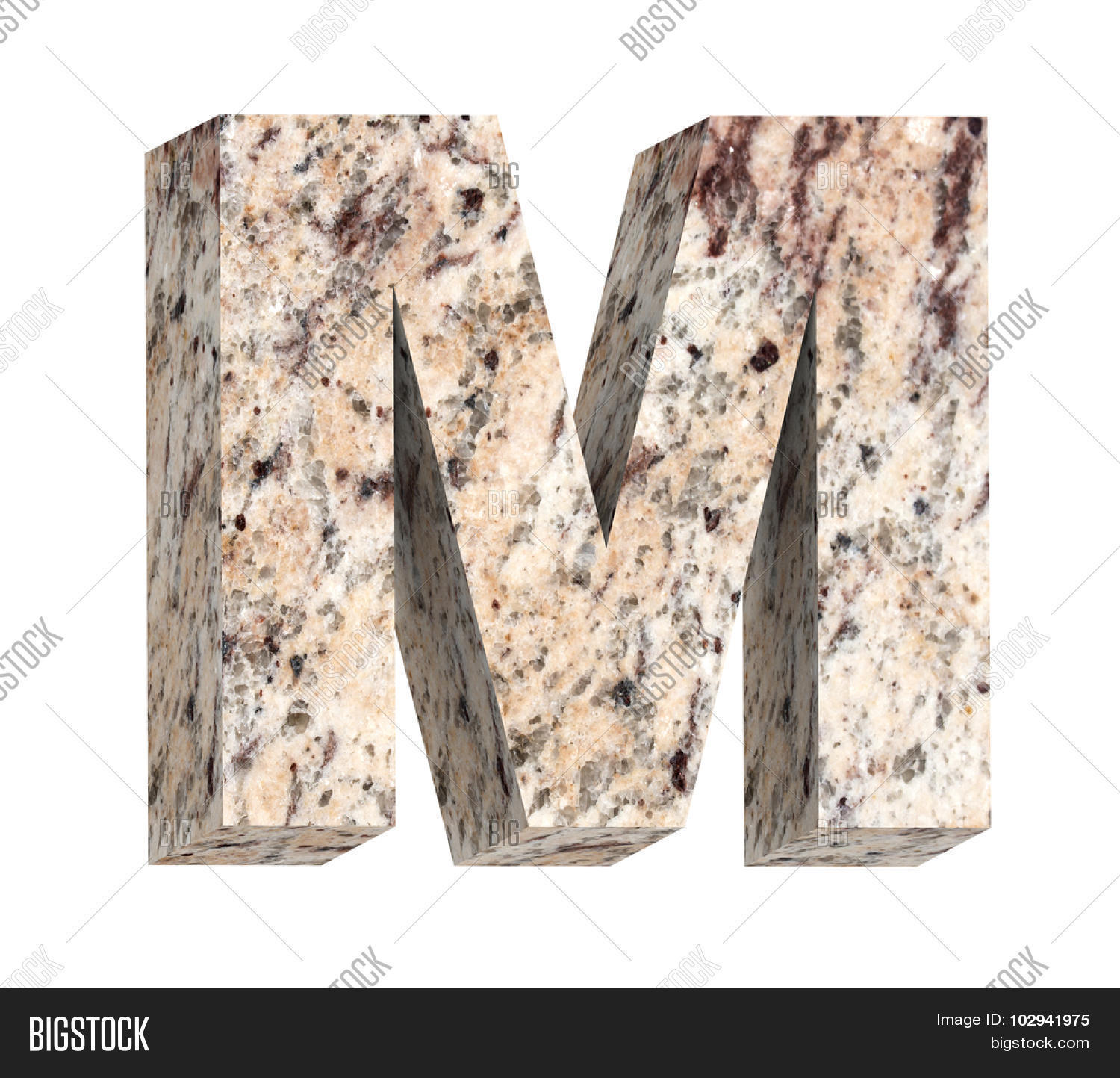 One Letter Granite Image & Photo (Free Trial) | Bigstock