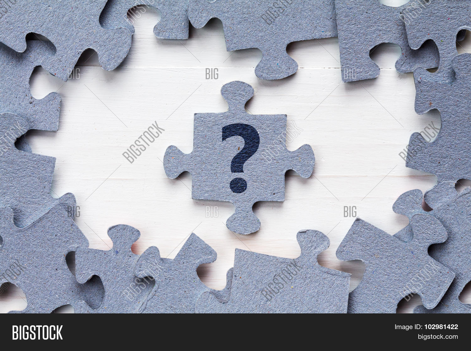 Jigsaw Puzzle Question Image & Photo (Free Trial) | Bigstock