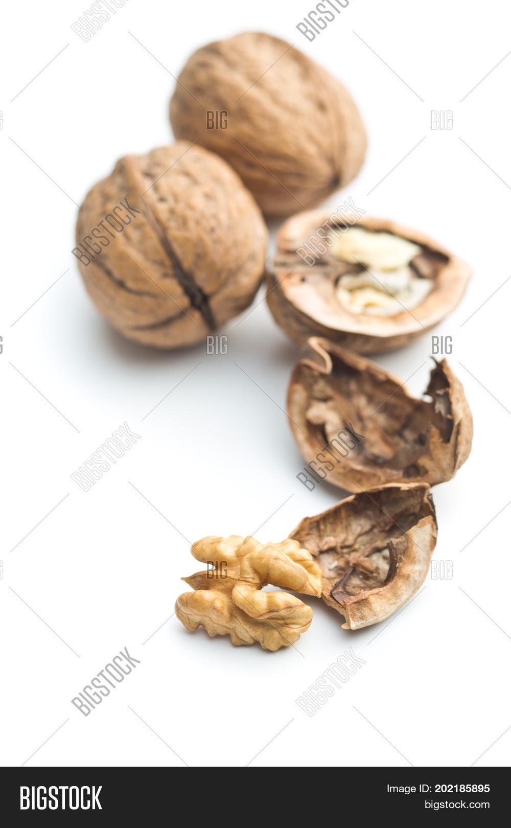 Cracked Dried Walnuts Image & Photo (Free Trial) | Bigstock