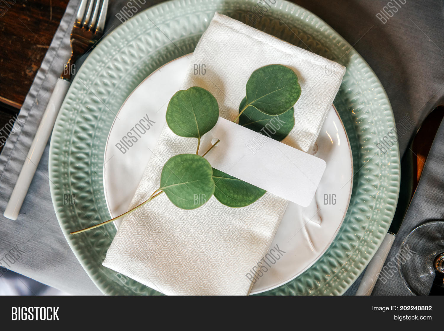 Plate Card Guest's Image & Photo (Free Trial) | Bigstock