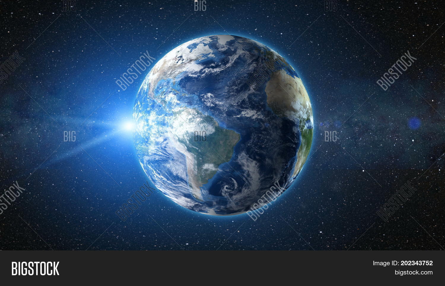 Sunrise View Space On Image & Photo (Free Trial) | Bigstock