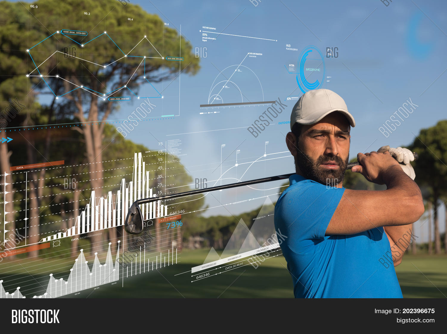 Pro Golf Player Shot Image & Photo (Free Trial) | Bigstock