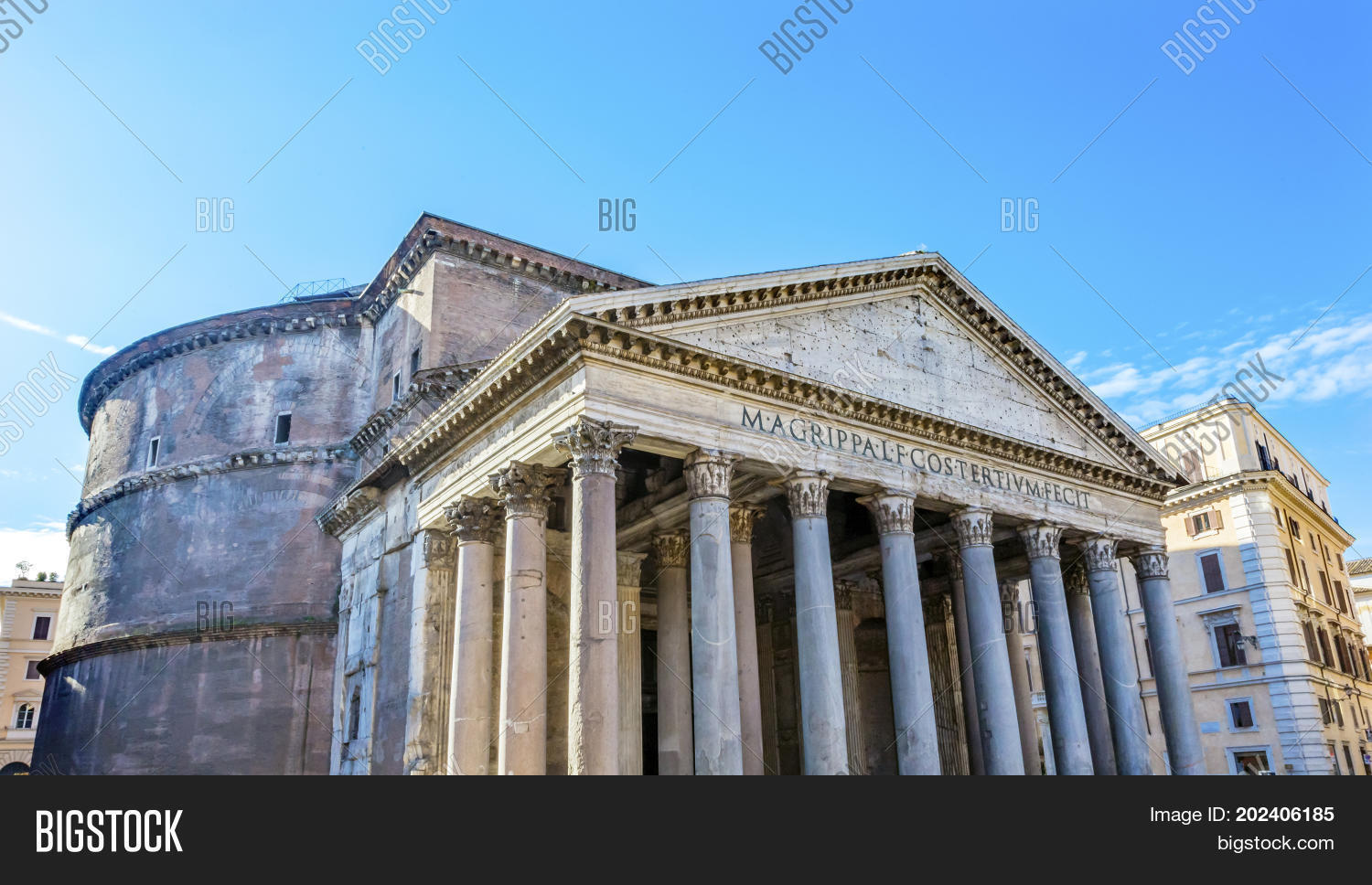 Columns Pantheon Rome Image & Photo (Free Trial) | Bigstock